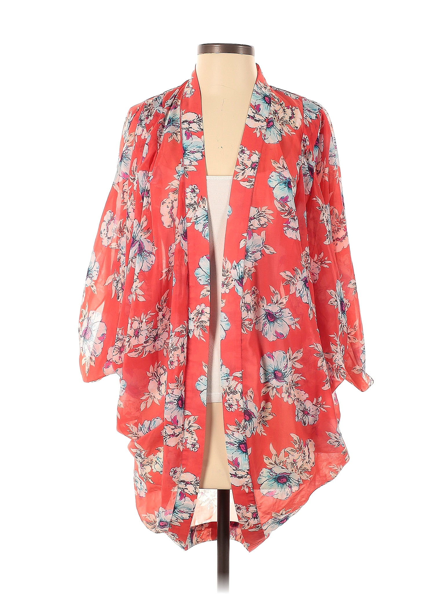Victoria's Secret Floral Red Kimono Size XS - Sm - 60% off | ThredUp