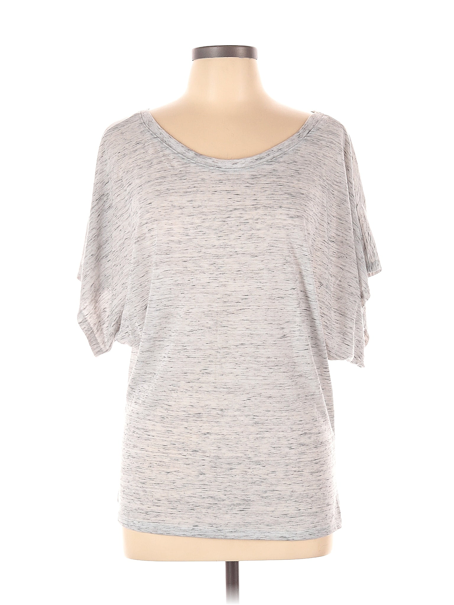 Bella Marled Gray Short Sleeve T-Shirt Size L - 36% off | ThredUp