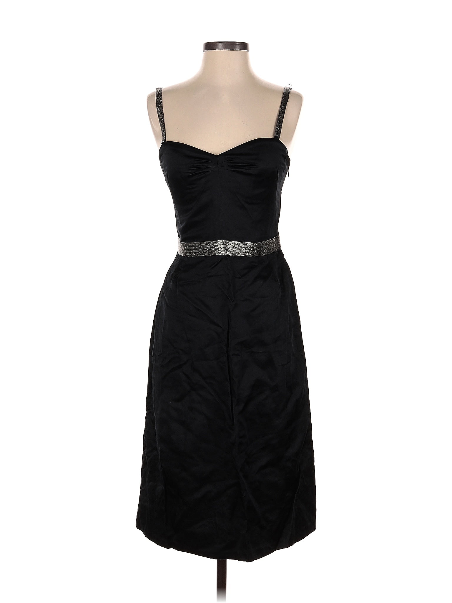 Marc Jacobs Solid Black Built In Corset Cocktail Dress Size 4 78 Off