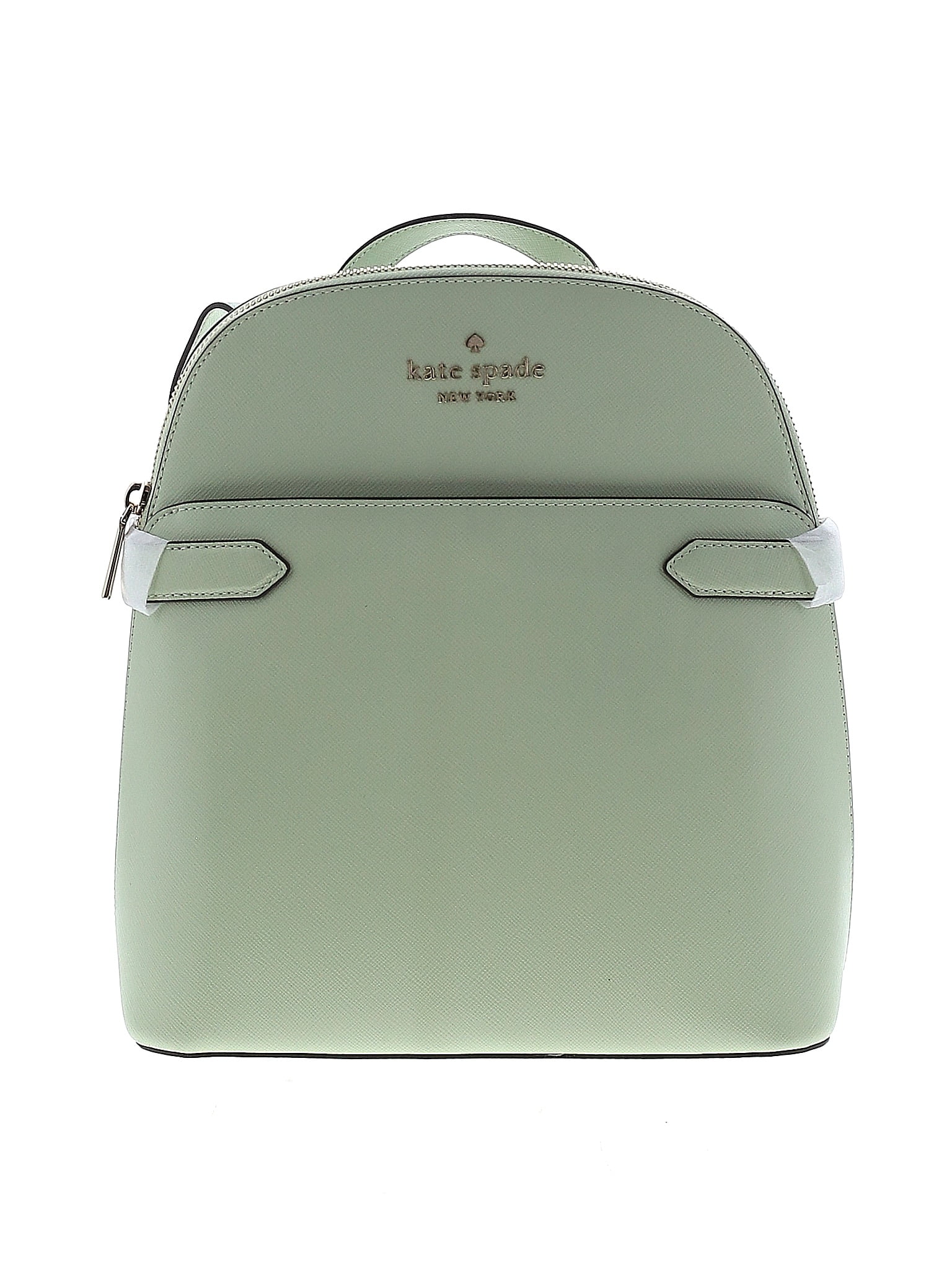 Kate Spade New York 100% Leather Solid Green Leather Backpack One Size ...
