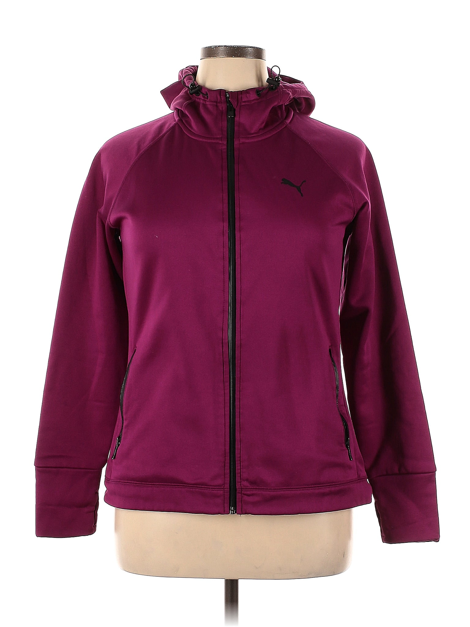Puma 100% Polyester Purple Track Jacket Size XL - 62% off | ThredUp