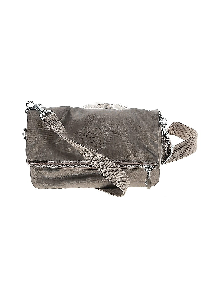 Kipling Solid Gray Crossbody Bag One Size - 63% off | ThredUp