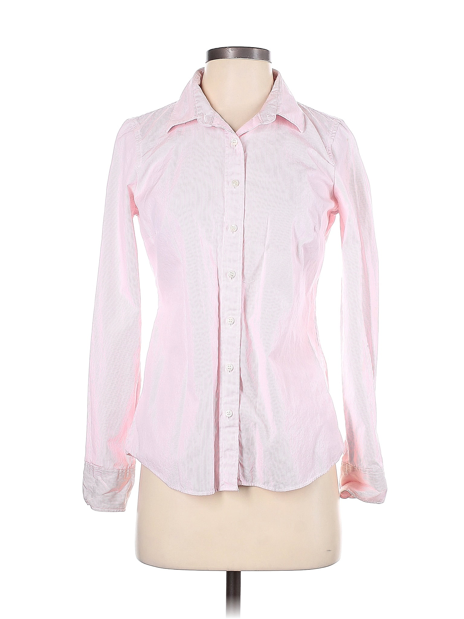 Haberdashery for J.Crew Factory Store 100% Cotton Pink Long Sleeve Button-Down Shirt Size XS ...