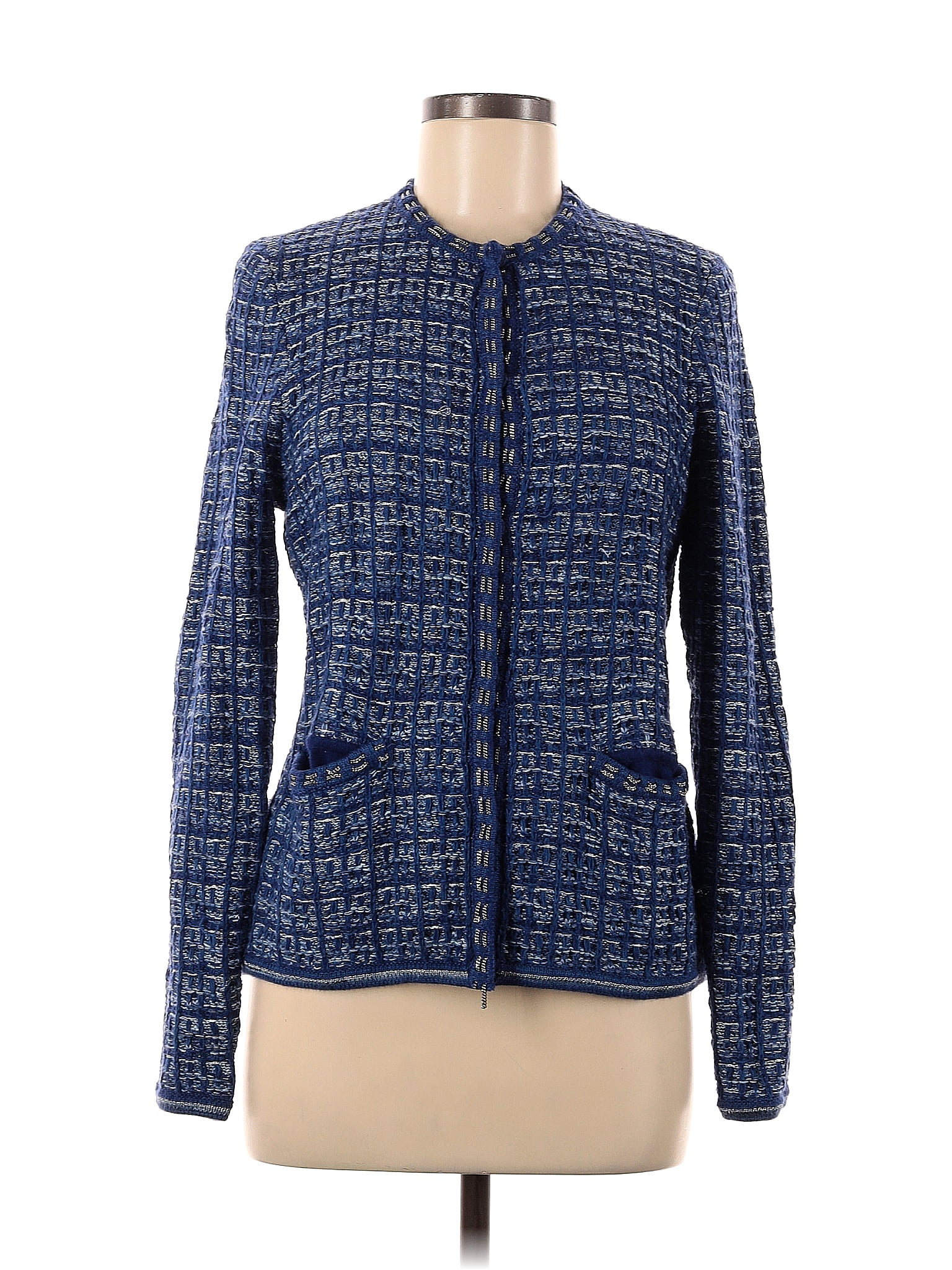 J. McLaughlin Blue Cardigan Size M - 75% off | ThredUp