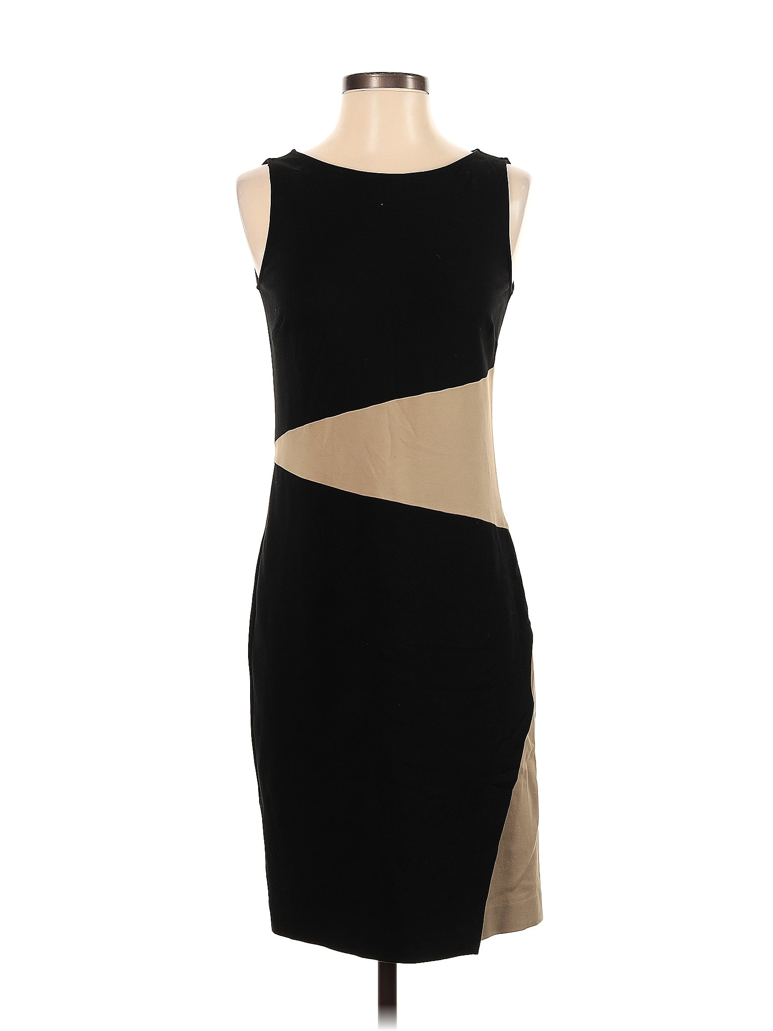 Ann Taylor Graphic Color Block Black Casual Dress Size 2 - 73% off ...