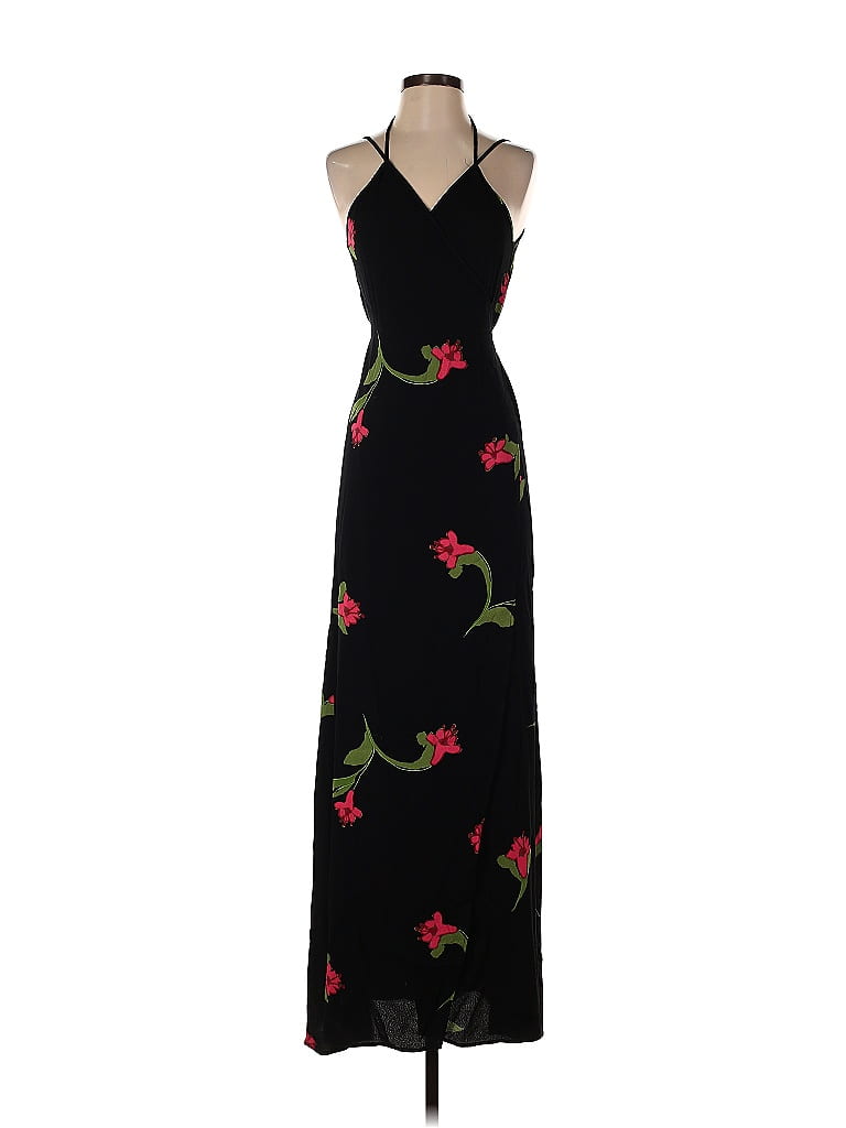 Reformation Floral Motif Black Casual Dress Size S 60 Off Thredup