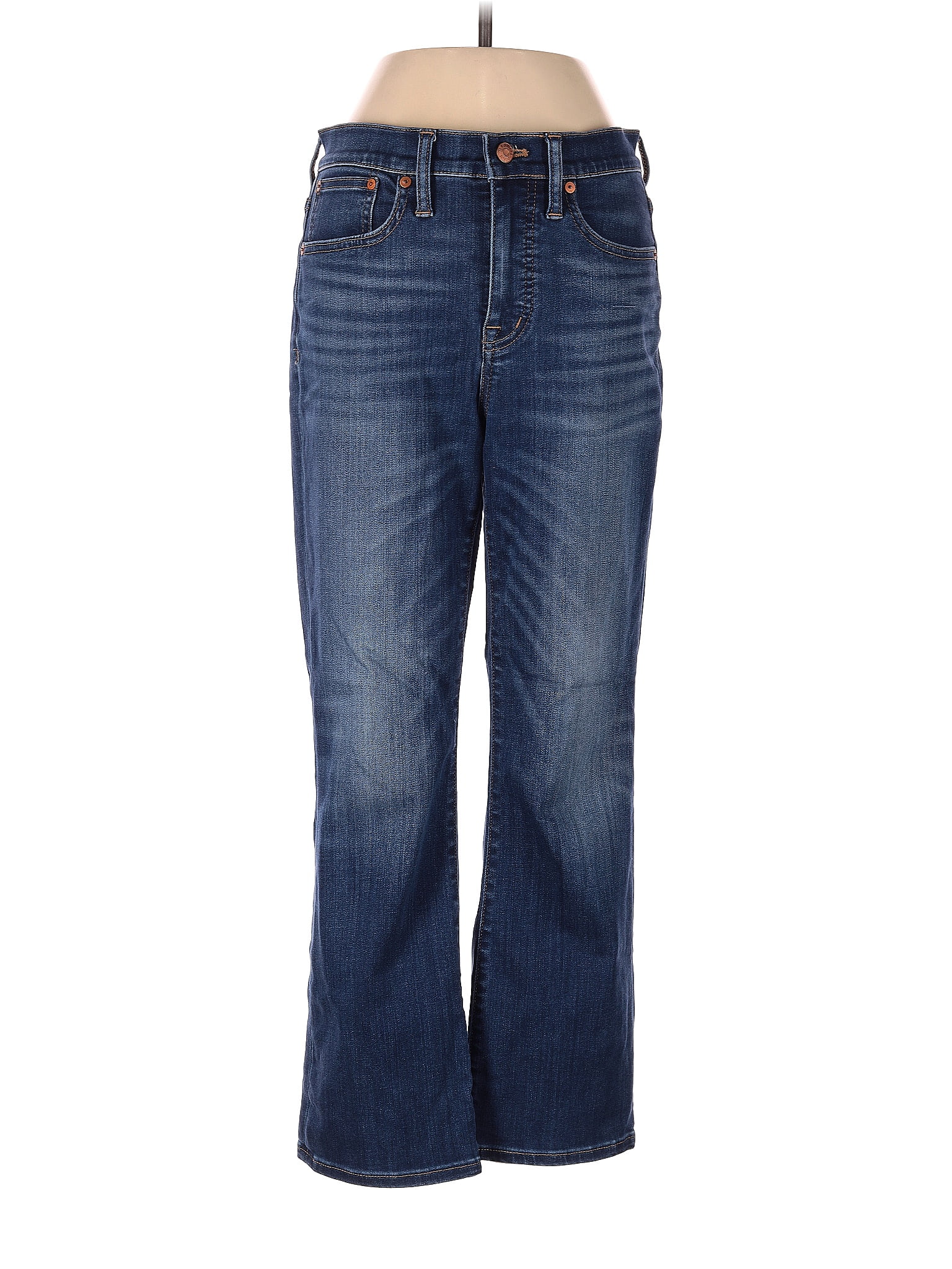 Madewell Blue Cali Demi-Boot Jeans in Danny Wash: TENCEL™ Denim Edition ...