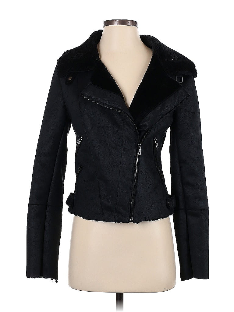 Love 21 100% Polyester Black Jacket Size XS - 50% off | ThredUp