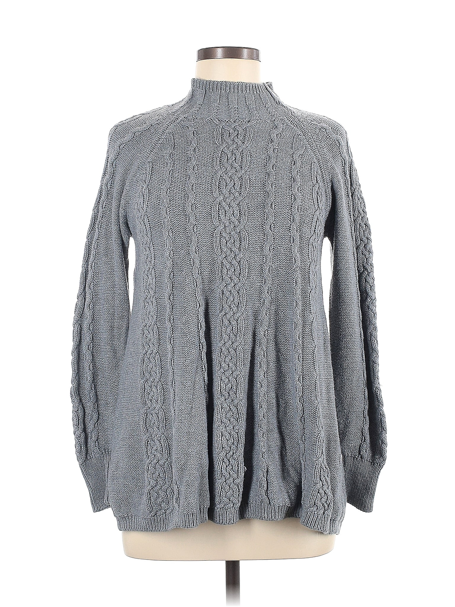 The Limited Gray Turtleneck Sweater Size M - 75% off | ThredUp