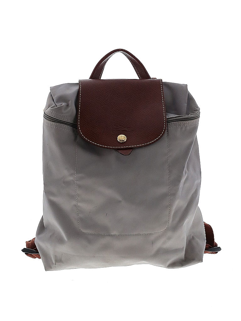 Longchamp Color Block Solid Gray Backpack One Size - 71% off | ThredUp