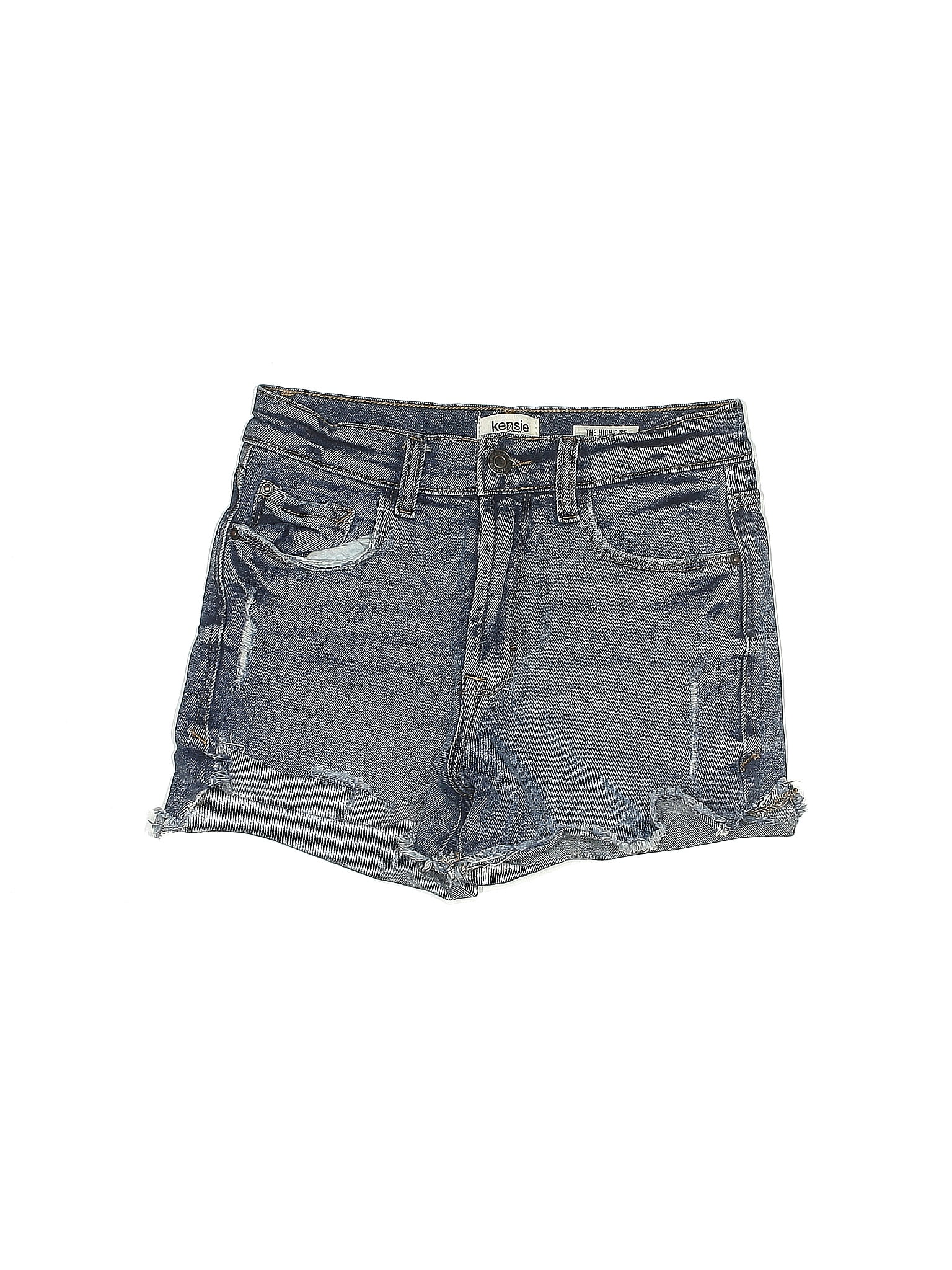 Kensie Blue Denim Shorts 26 Waist - 70% off | ThredUp