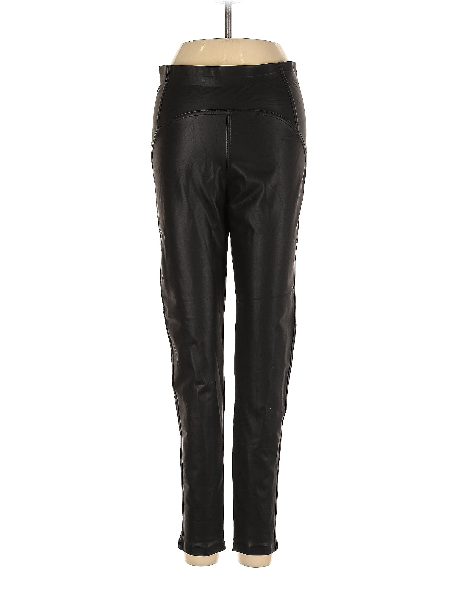 Venti6 100% Polyurethane Black Faux Leather Pants Size XS - 45% off ...