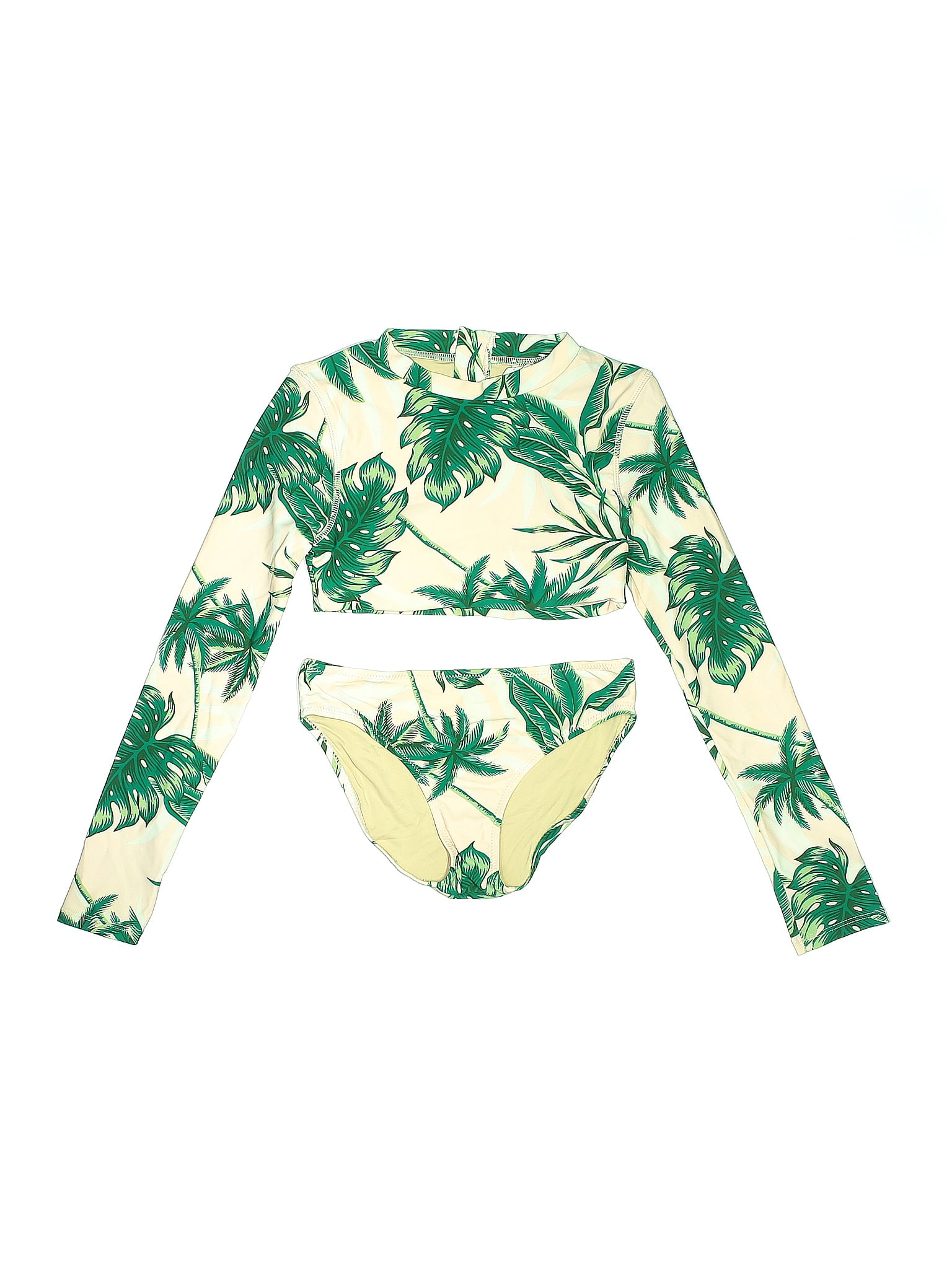 Shade Critters Tortoise Acid Wash Print Tropical Green Two Piece