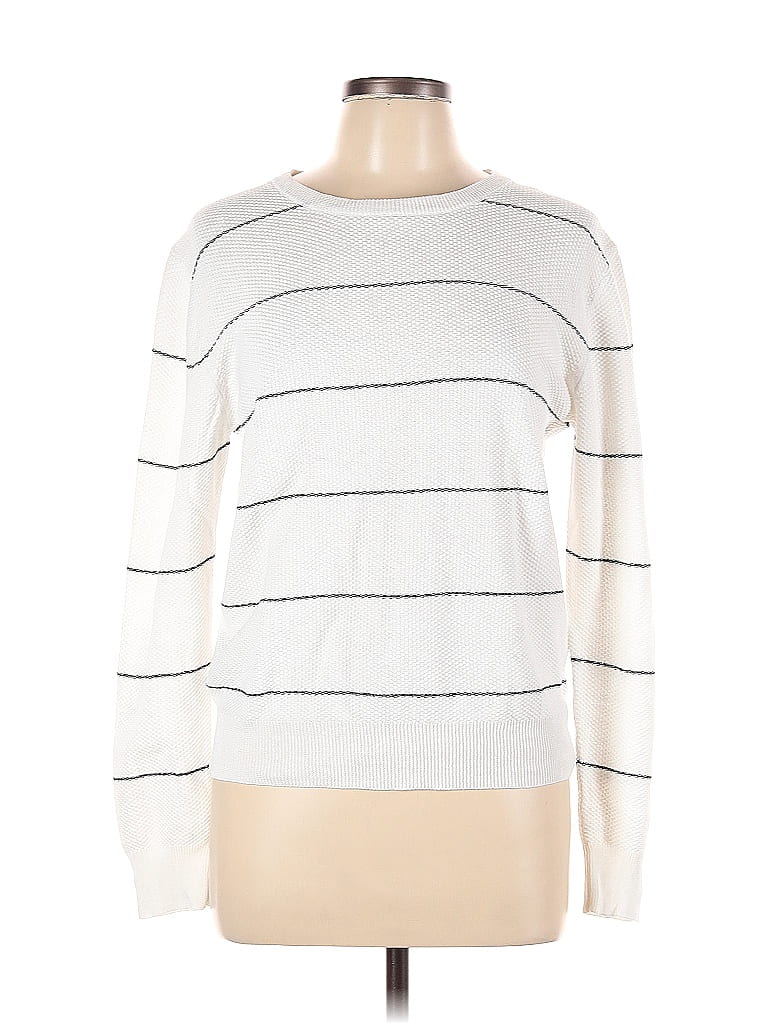 ASSEMBLY LABEL White Pullover Sweater Size 10 - 64% off | ThredUp