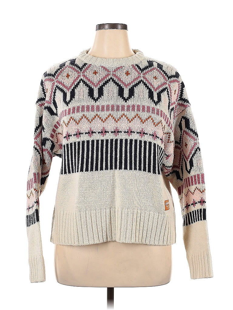Kari Traa Jacquard Fair Isle Chevron-herringbone Graphic Color Block ...