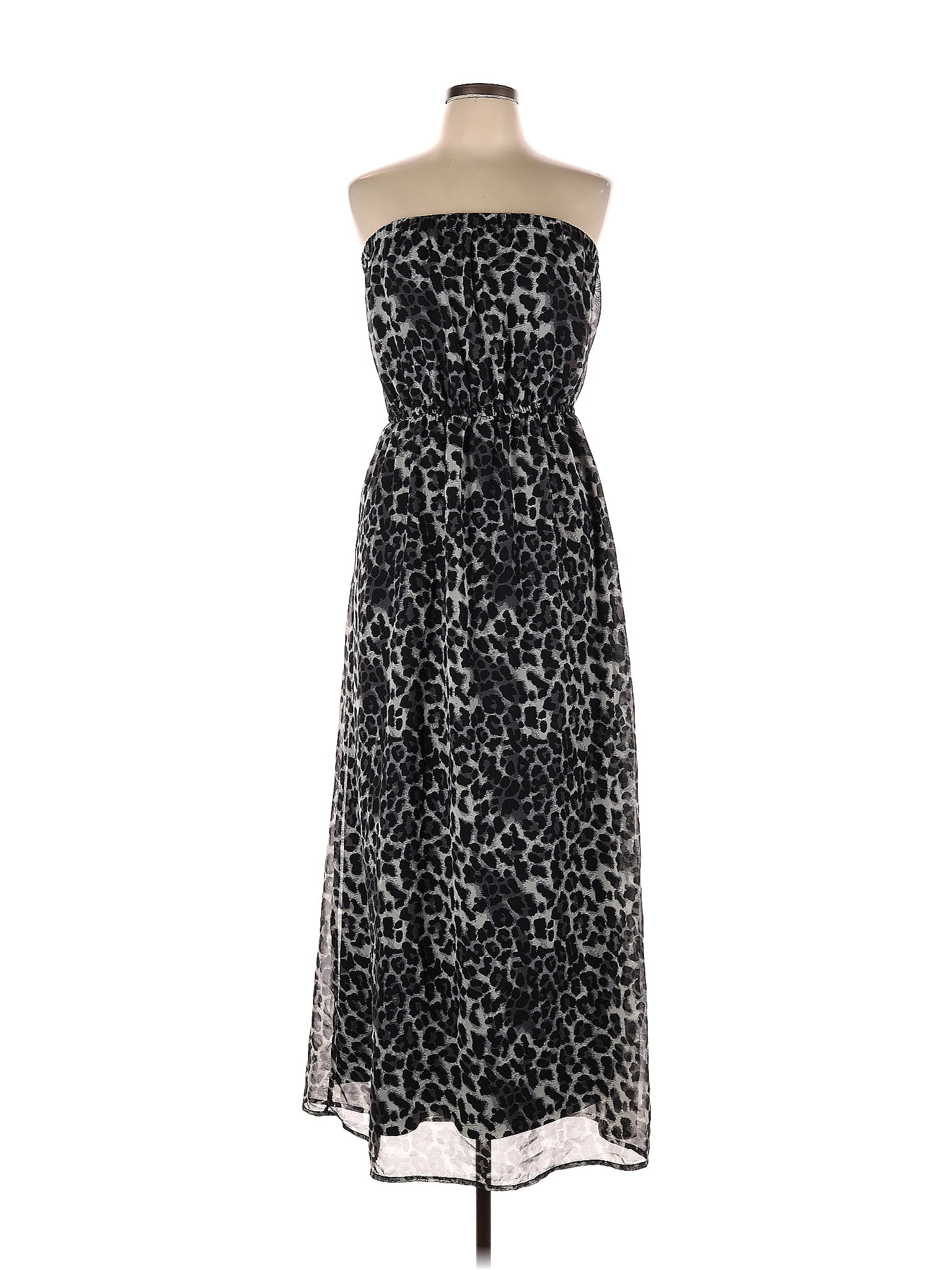 Forever 21 100% Polyester Tortoise Animal Print Leopard Print Black ...