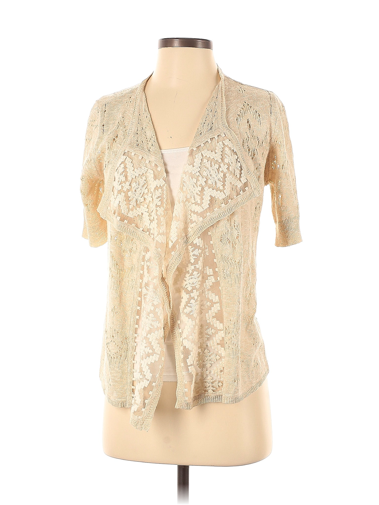 Ruby Rd. Ivory Cardigan Size S (Petite) - 81% off | ThredUp