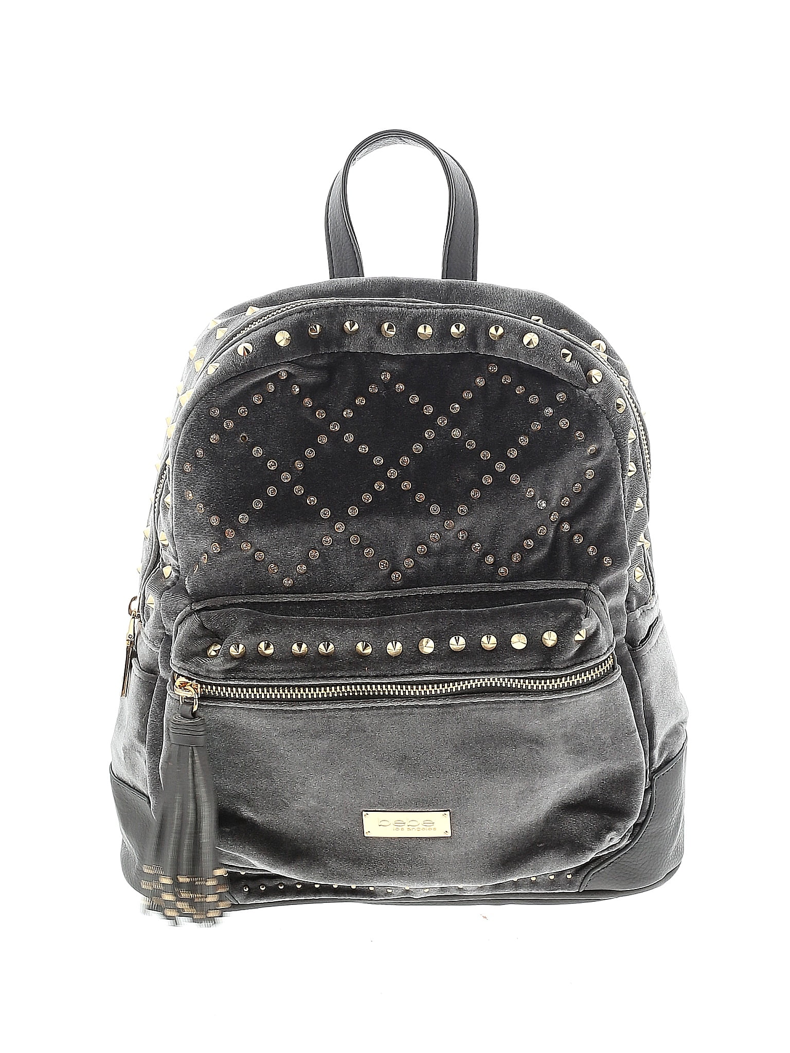 Bebe 100% Polyvinyl Chloride Black Backpack One Size - 62% off | ThredUp