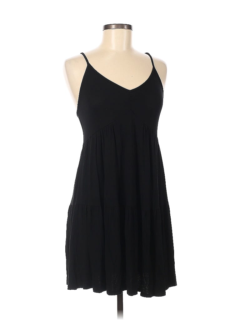 Double Zero Solid Black Casual Dress Size M - 64% off | ThredUp