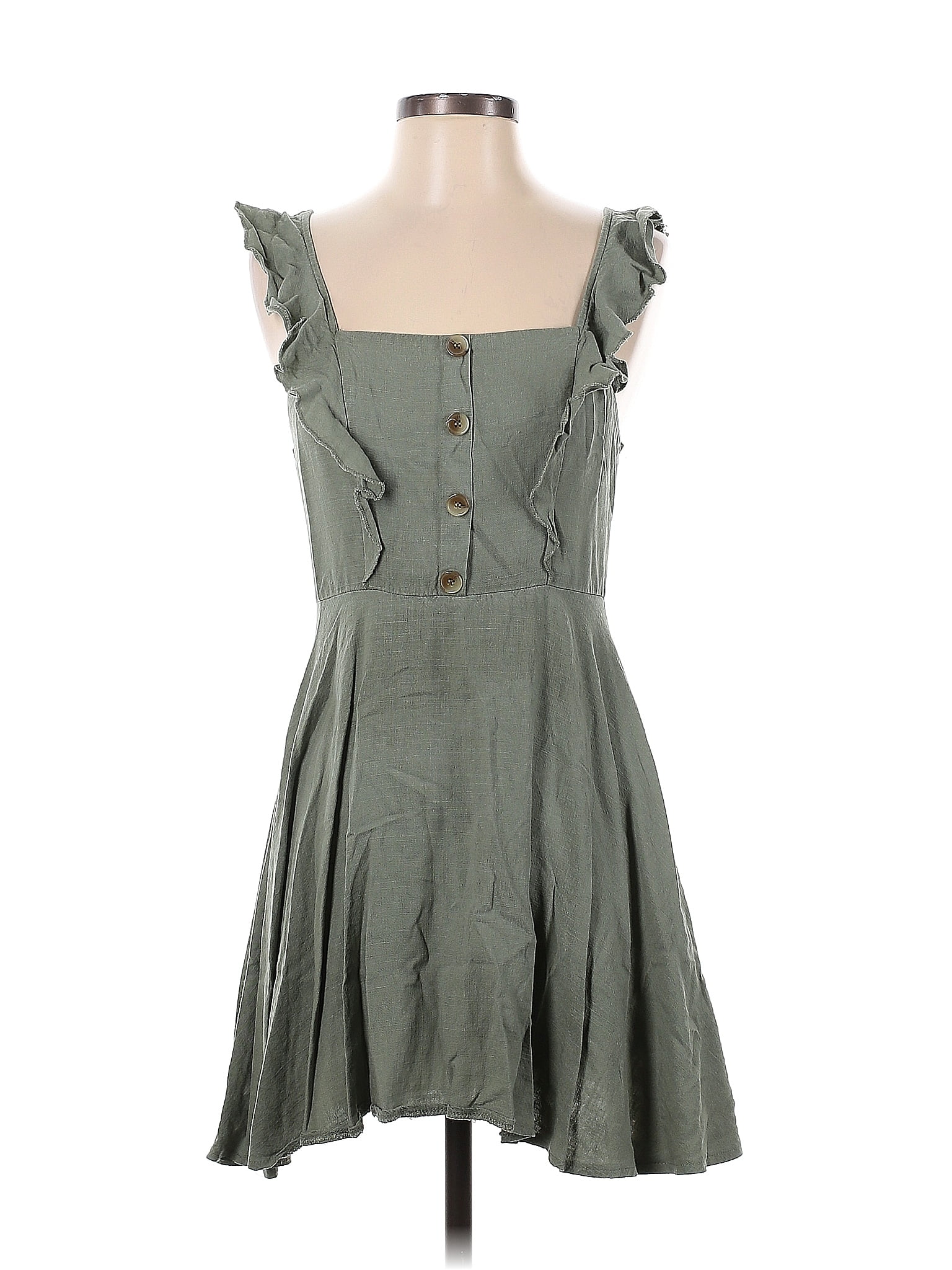 Hello Molly Gray Casual Dress Size S - 51% off | ThredUp