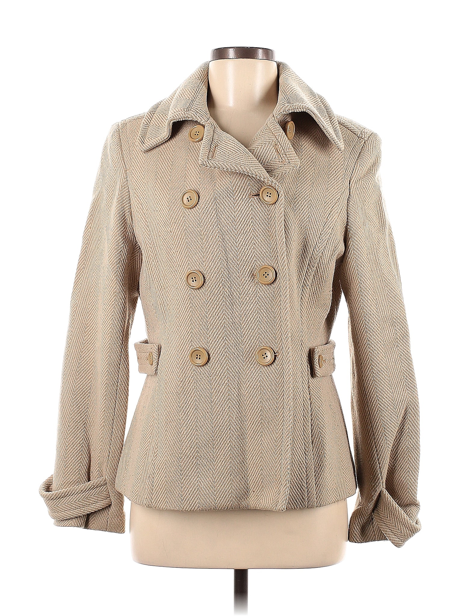 Express Design Studio Tan Jacket Size M - 73% off | ThredUp