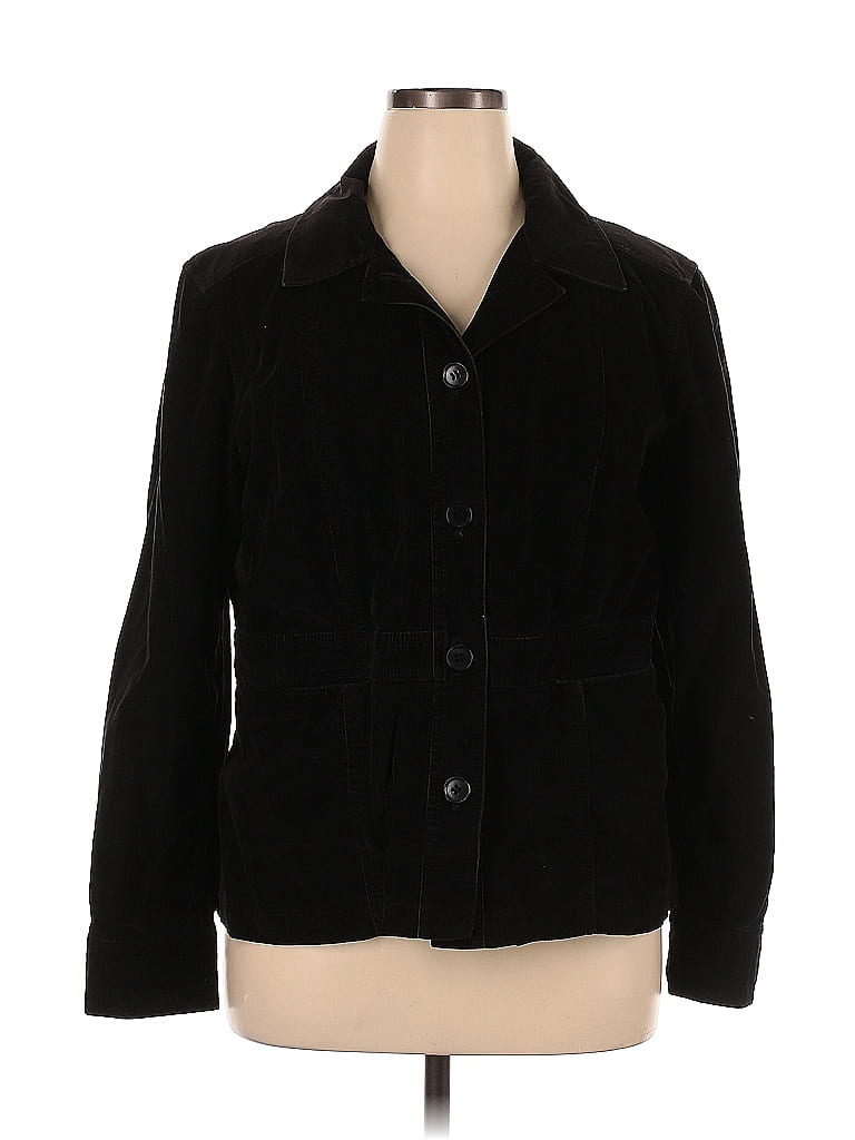 Sigrid Olsen Black Jacket Size 14 - 81% off | ThredUp