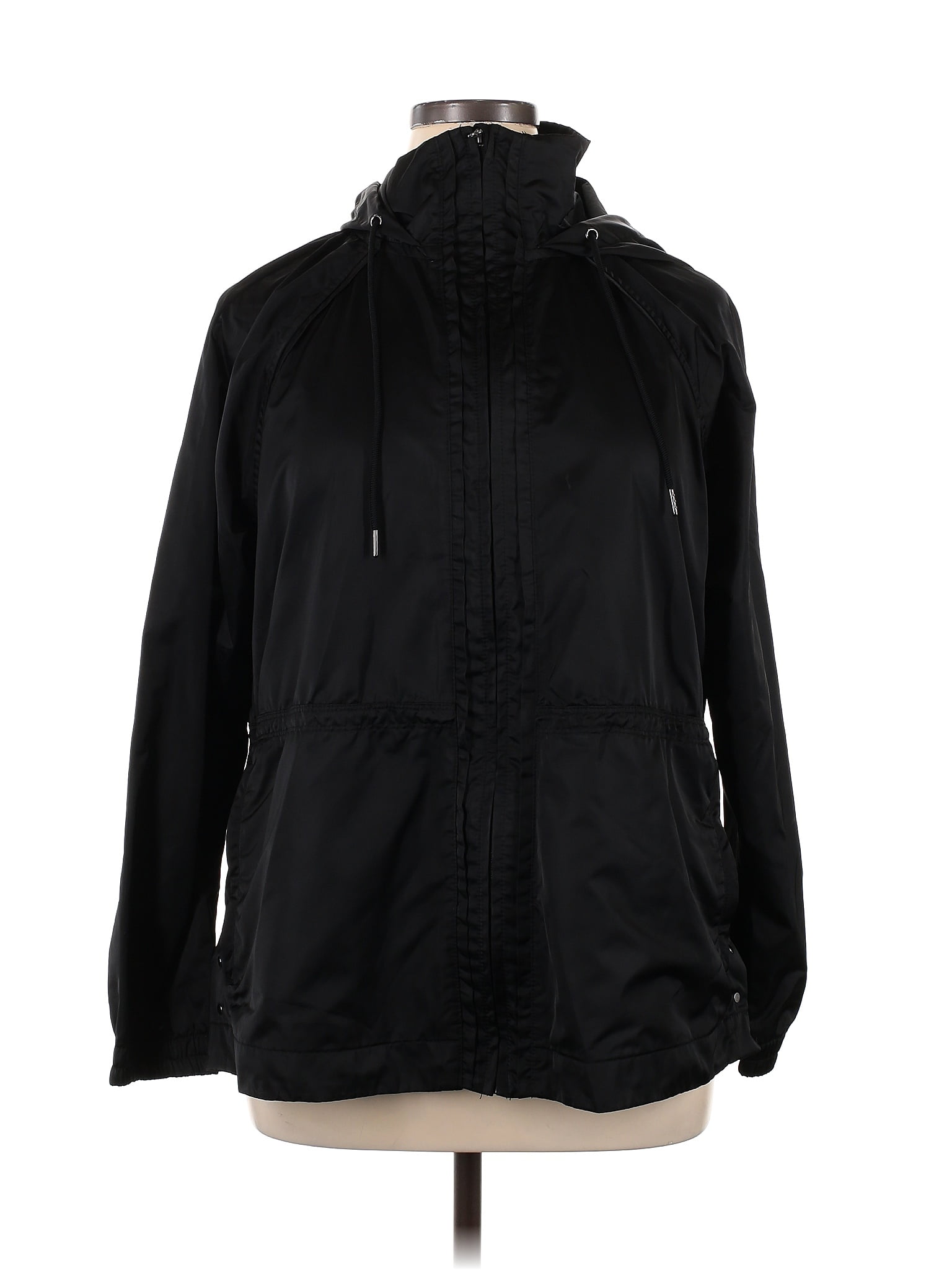 Avia Solid Black Jacket Size XL - 43% off | ThredUp
