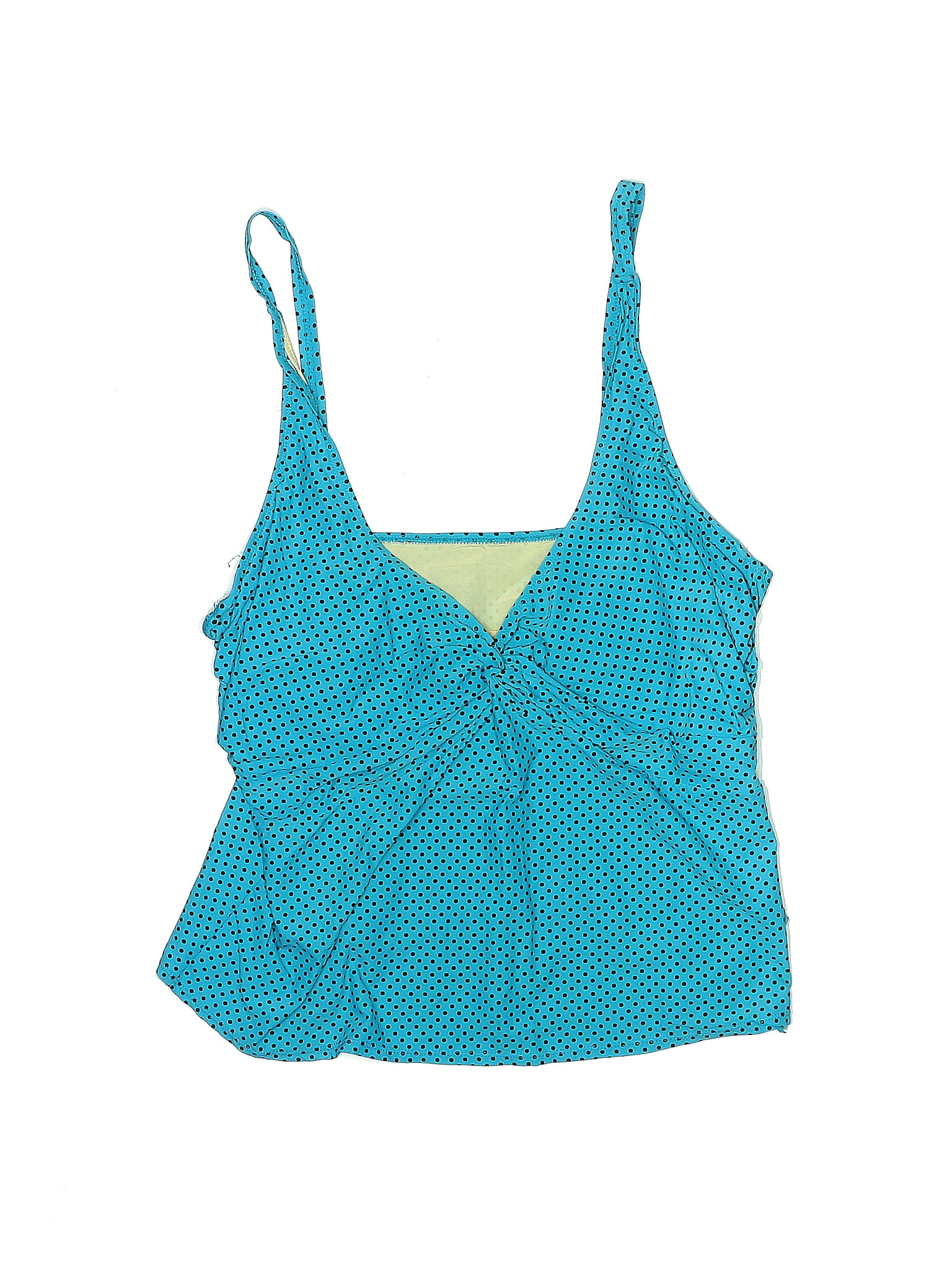 Coco Reef Jacquard Stars Polka Dots Teal Swimsuit Top Size 1X (42DD ...