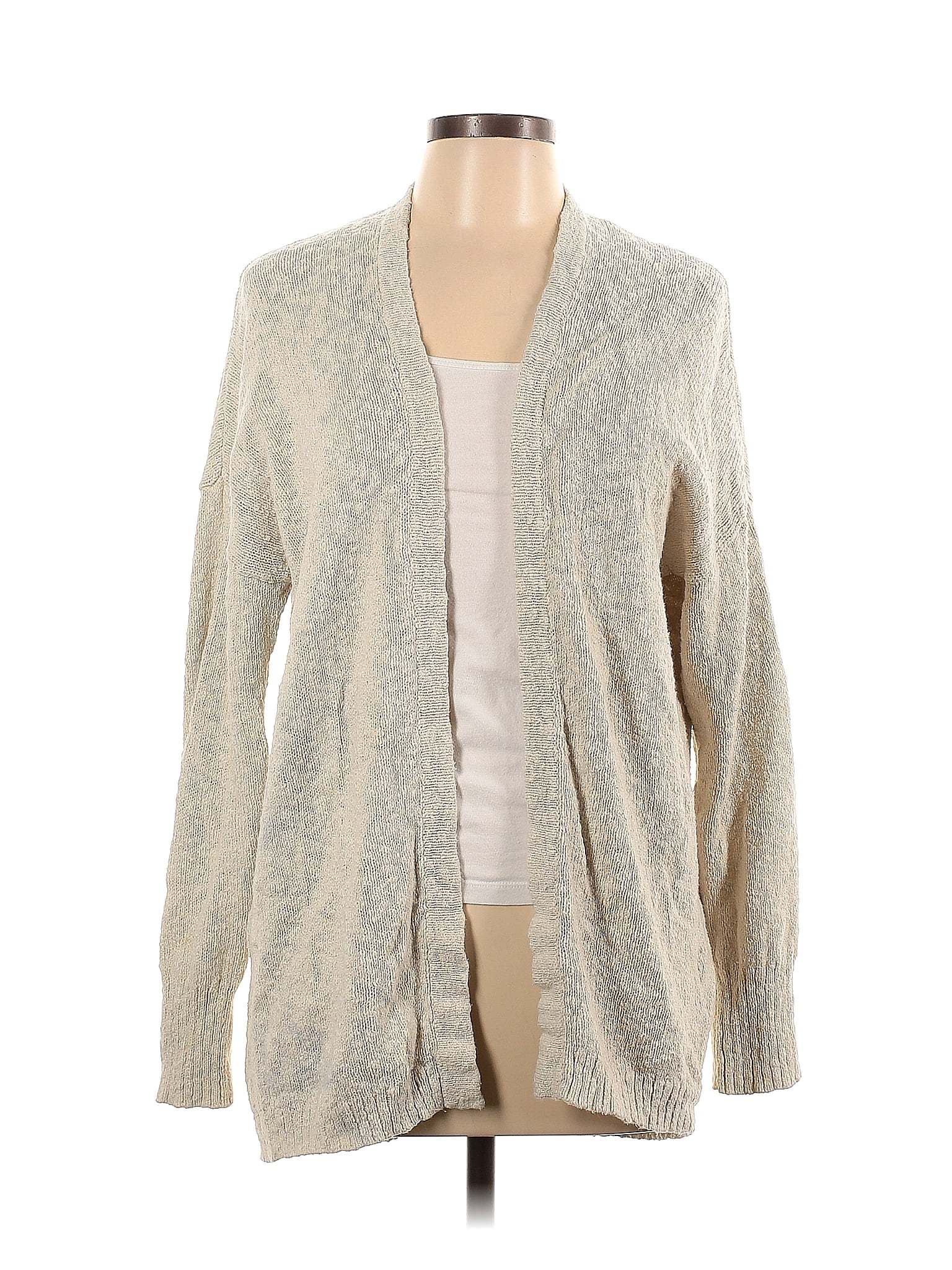 J.Crew Factory Store Ivory Cardigan Size L - 67% off | ThredUp