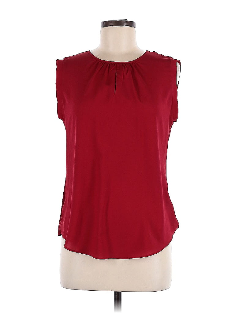 The Limited Burgundy Sleeveless Blouse Size M 69 Off Thredup