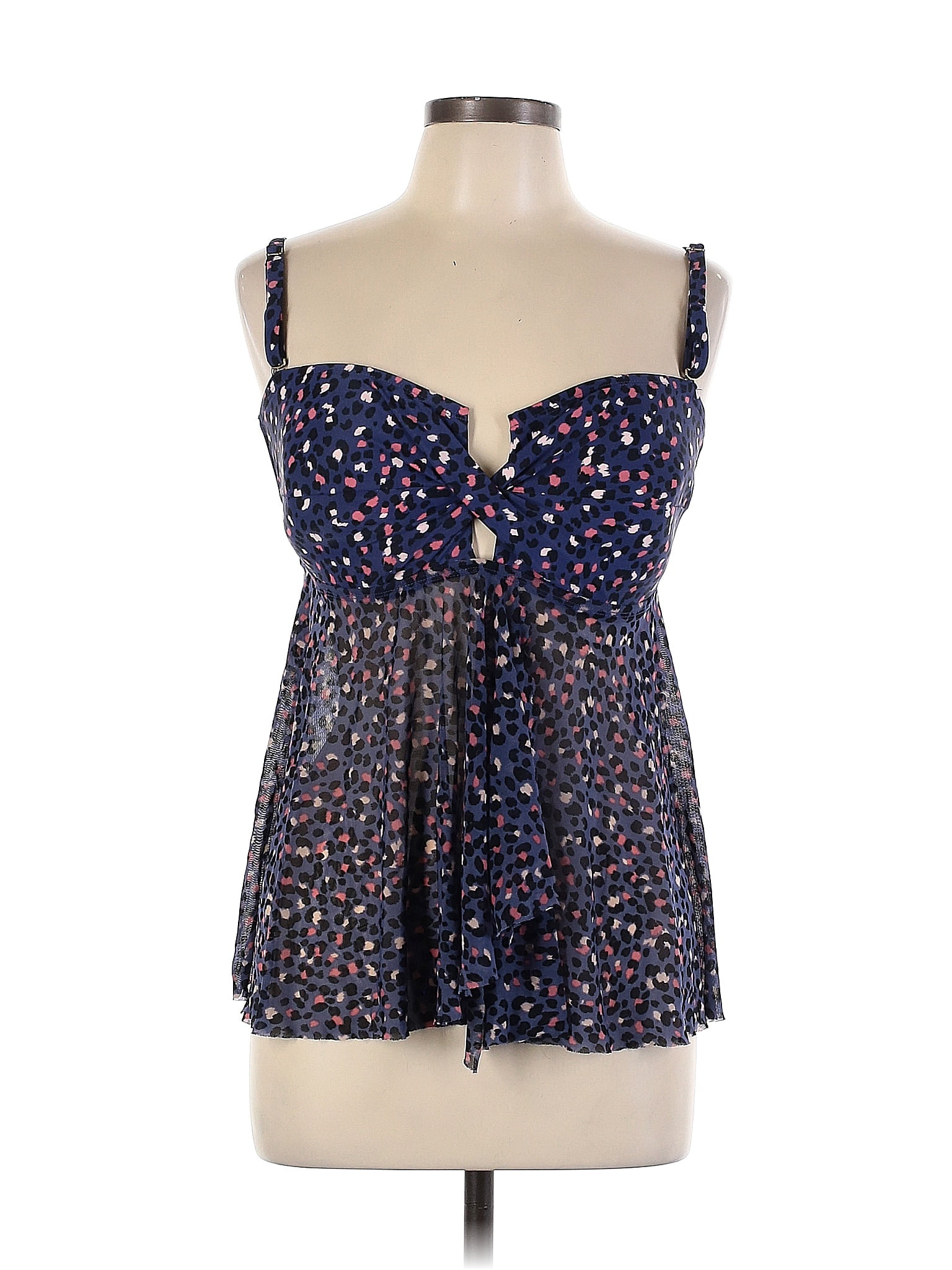 Kona Sol Blue Sleeveless Blouse Size L - 36% off | ThredUp