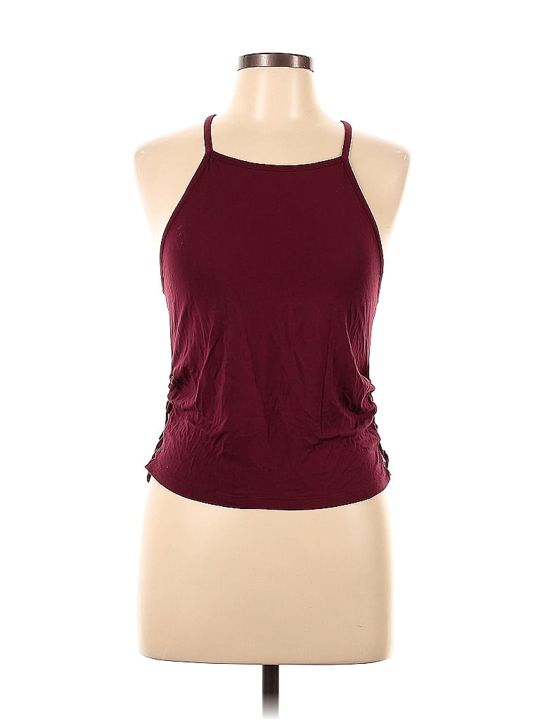 American Eagle Outfitters Burgundy Tank Top Size L 25 Off Thredup