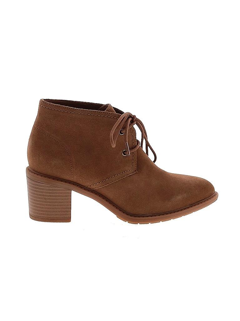 Clarks Brown Ankle Boots Size 8 1/2 - 66% off | ThredUp