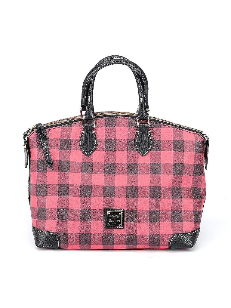 Dooney & Bourke 100% Leather Houndstooth Argyle Checkered-gingham Plaid ...