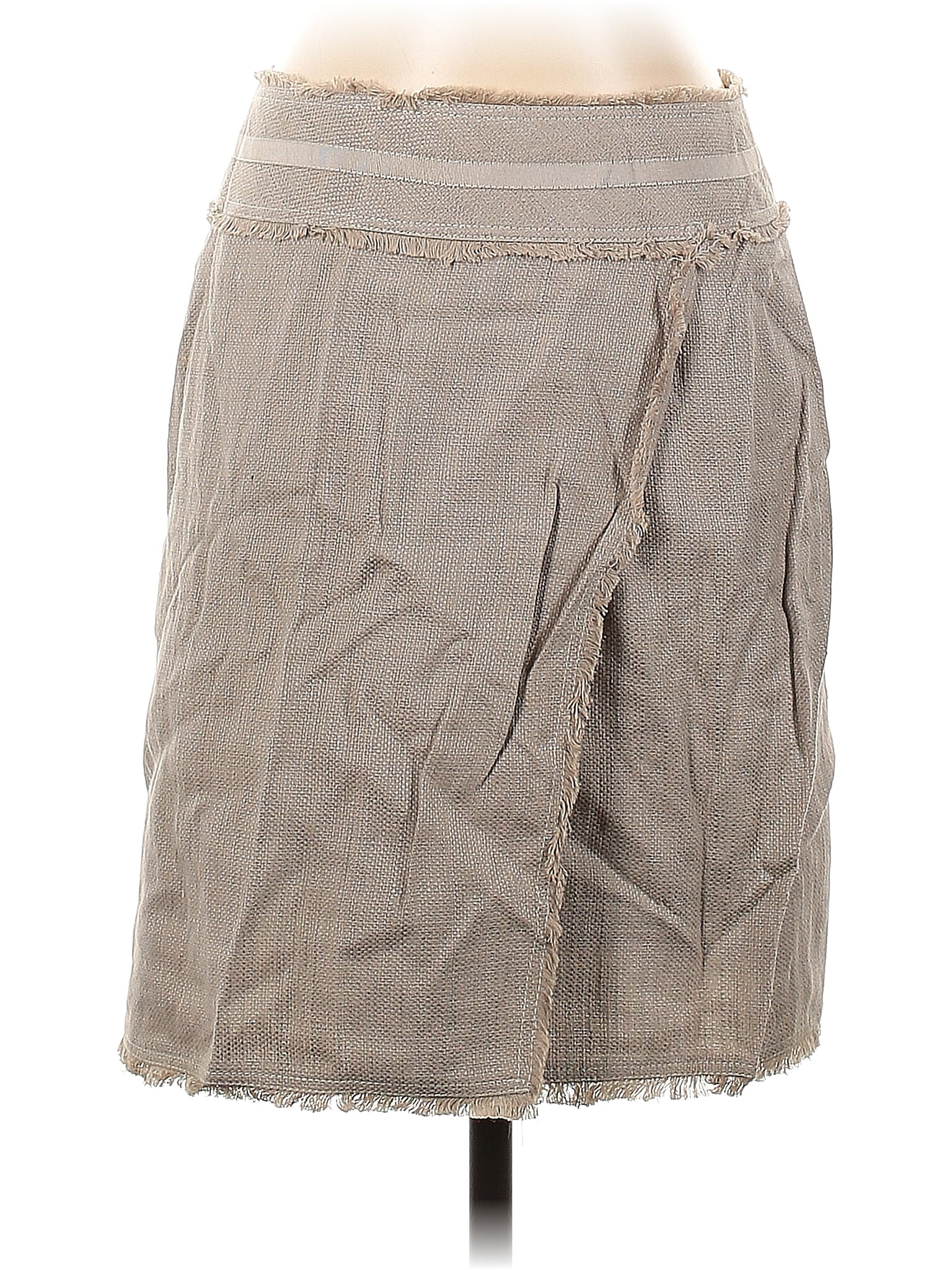 Ann Taylor Gray Casual Skirt Size 2 - 80% off | ThredUp