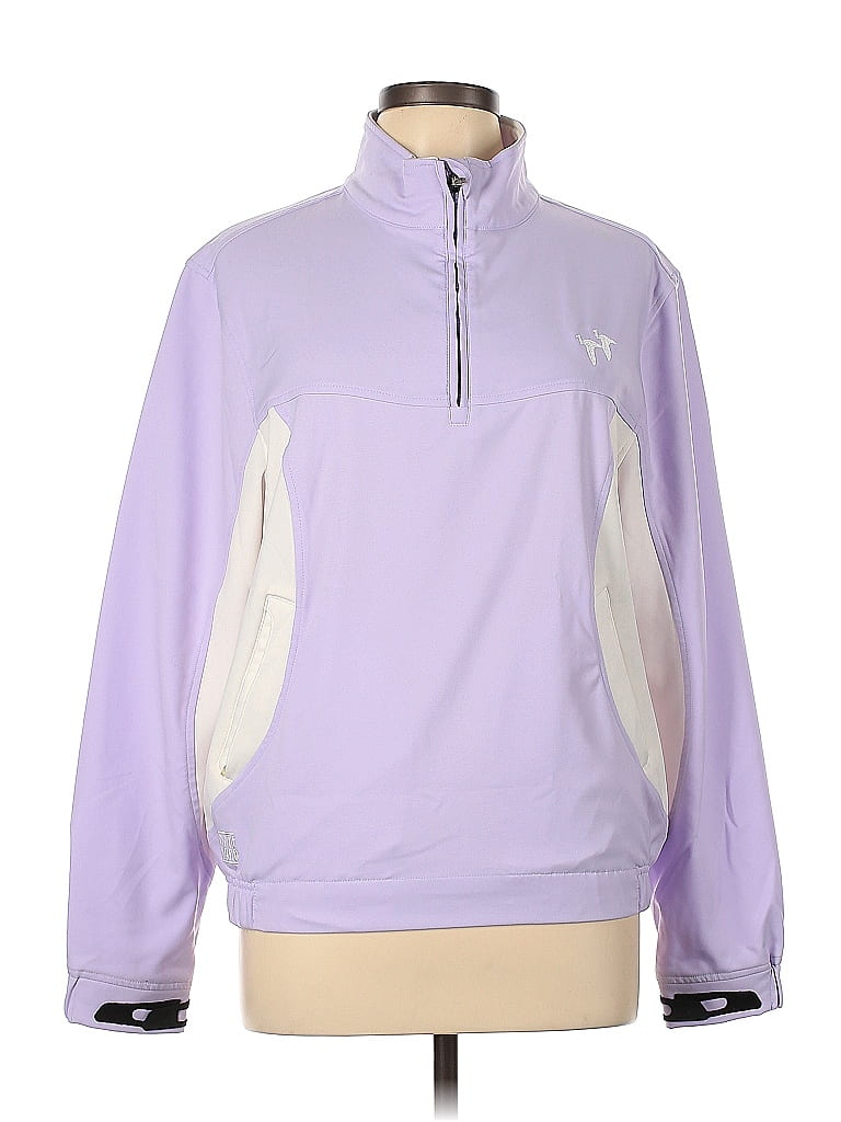 Kate Lord 100% Polyester Purple Track Jacket Size L - 62% off | ThredUp