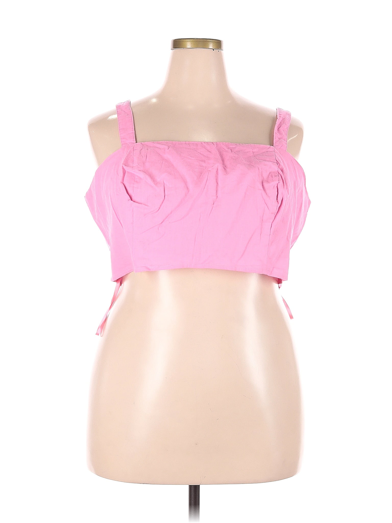 Gabi Fresh x FASHION TO FIGURE Pink Sleeveless Blouse Size 2X (2) (Plus ...