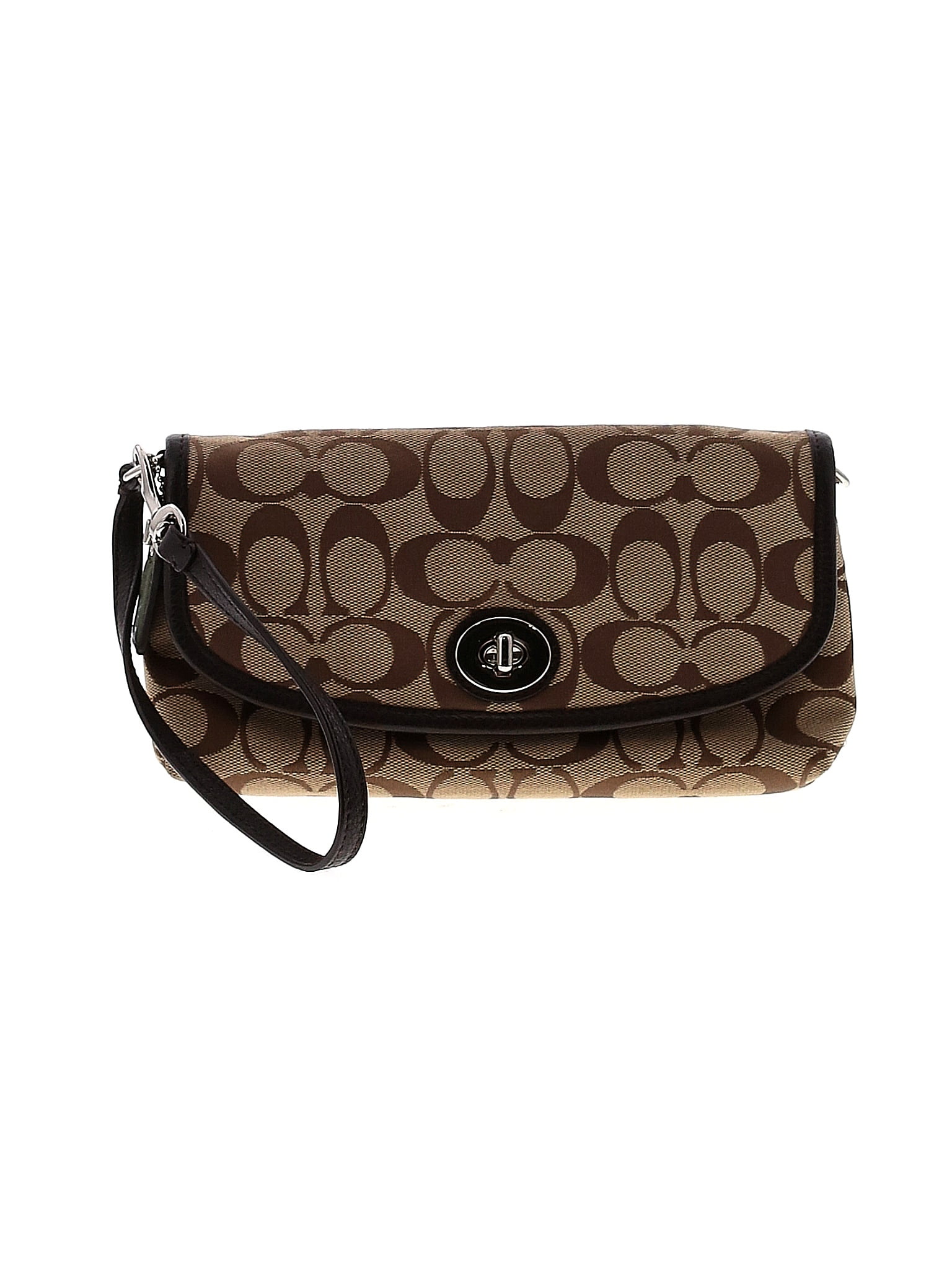 Coach Brown Wristlet One Size - 72% off | ThredUp