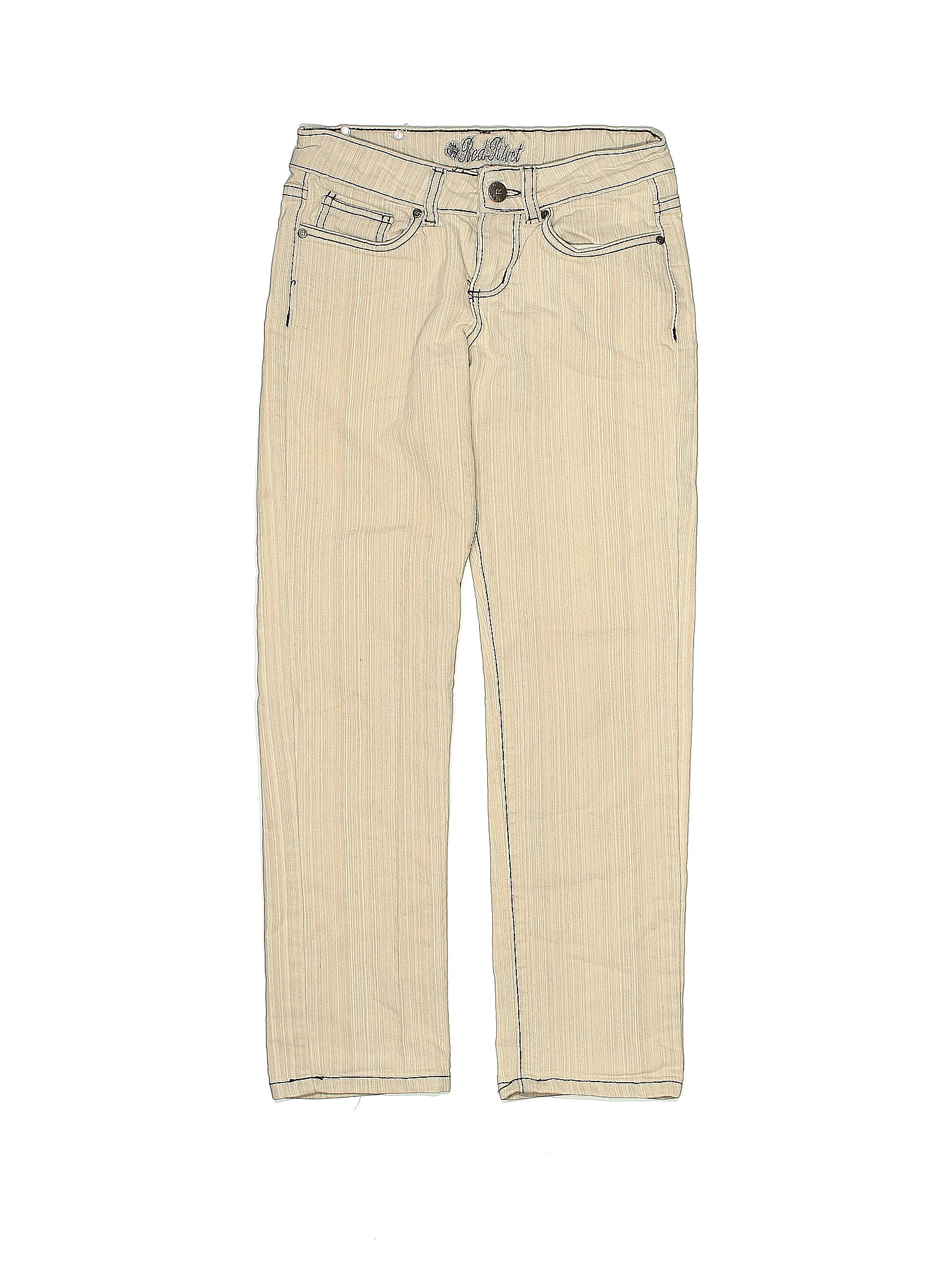 Red Rivet Tan Jeans Size 10 - 40% off | ThredUp