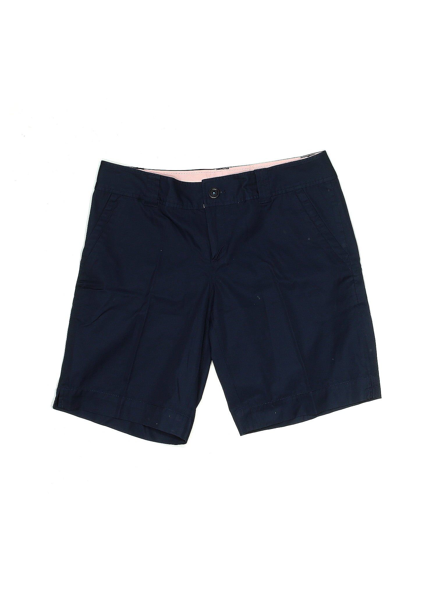 Lilly Pulitzer 100 Cotton Solid Chevron Herringbone Blue Khaki Shorts