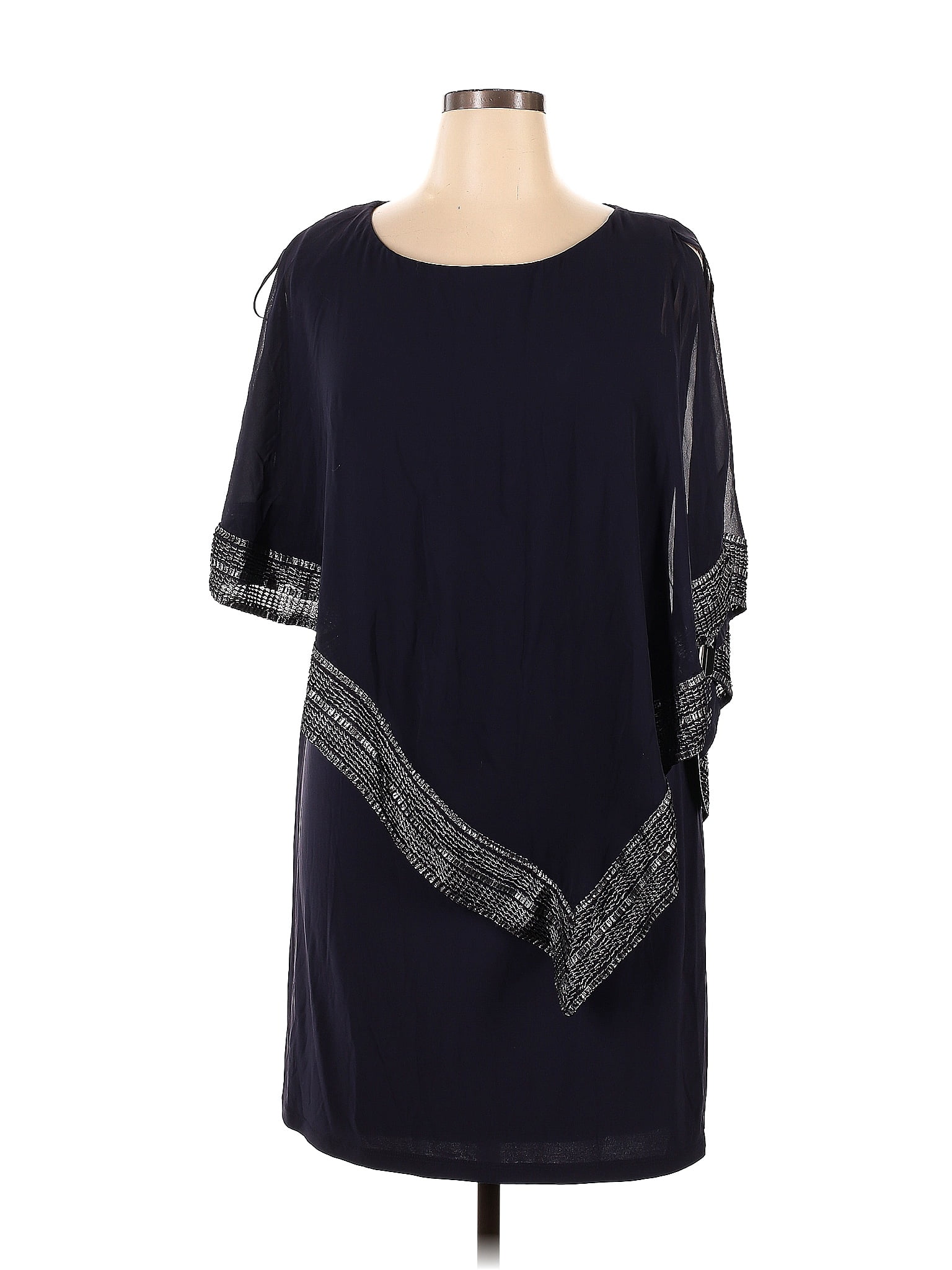 SLNY Black Cocktail Dress Size 16 - 77% off | ThredUp