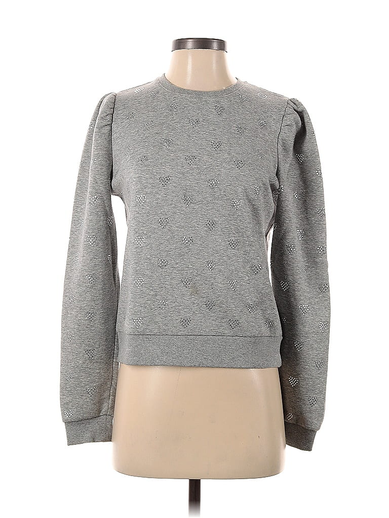 Generation Love Damask Gray Sweatshirt Size XS - 77% off | ThredUp
