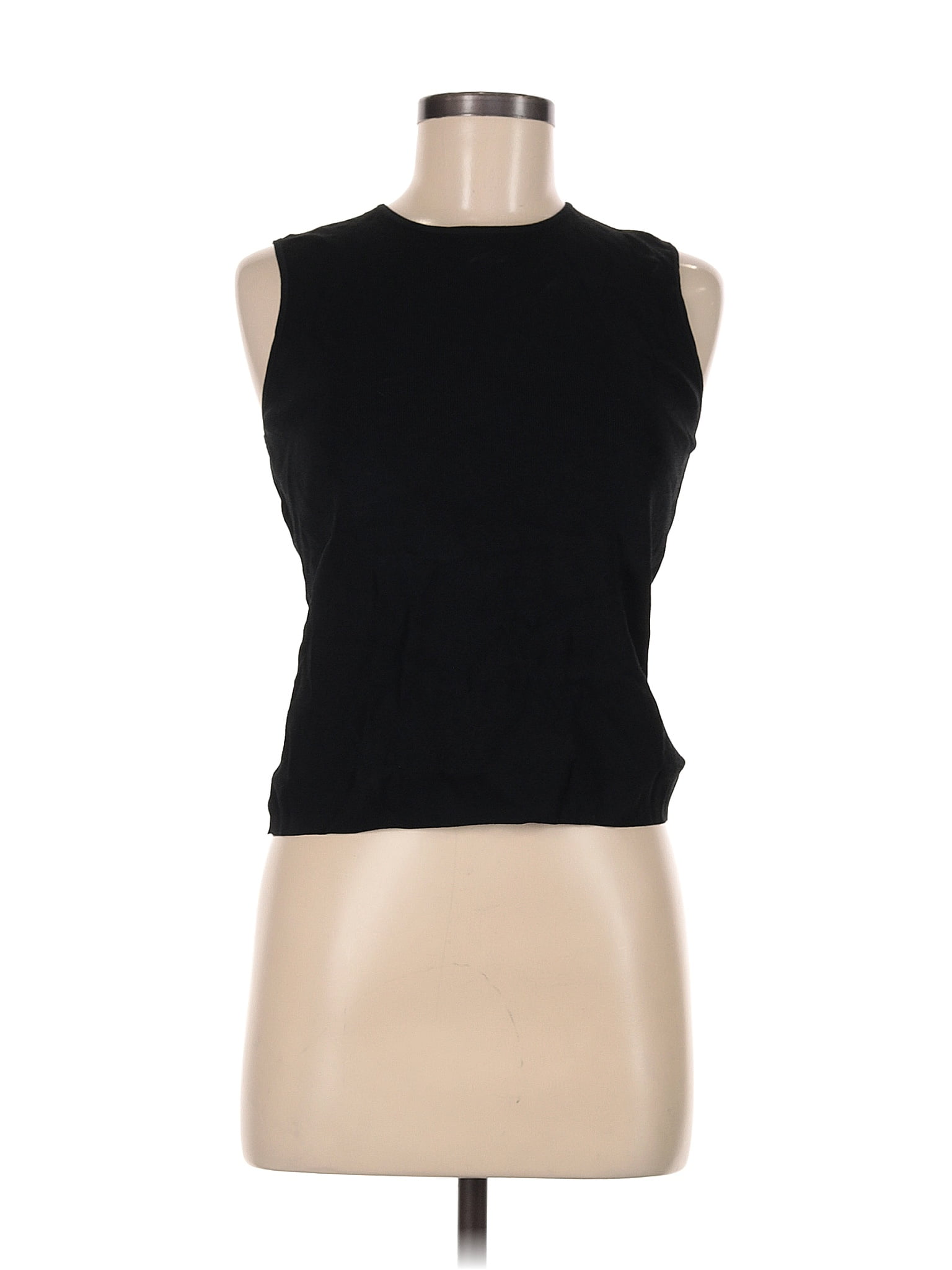 Ann Taylor Black Sleeveless T-Shirt Size M - 77% off | ThredUp
