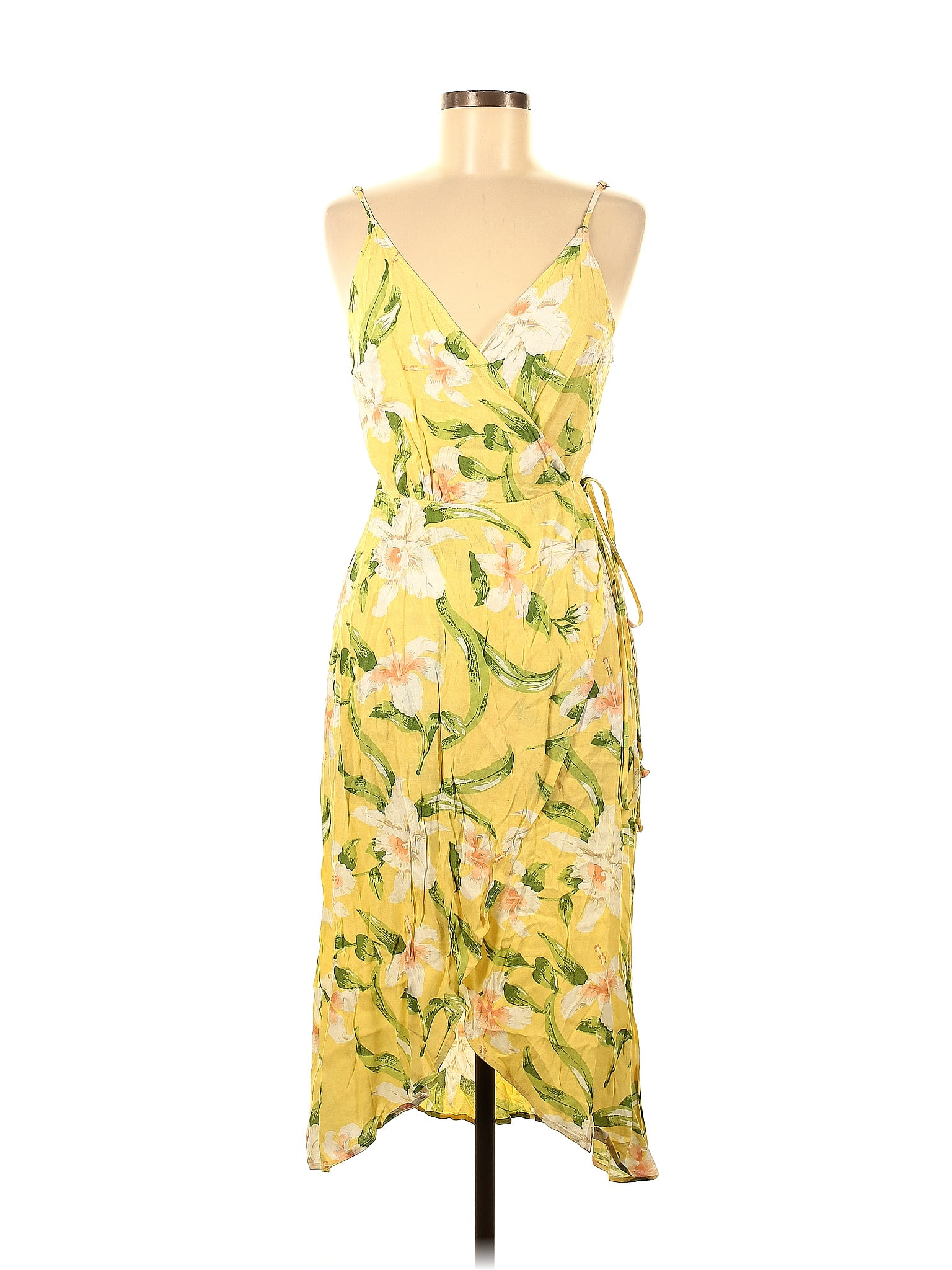 Reformation Tropical Yellow Casual Dress Size M 56 Off Thredup