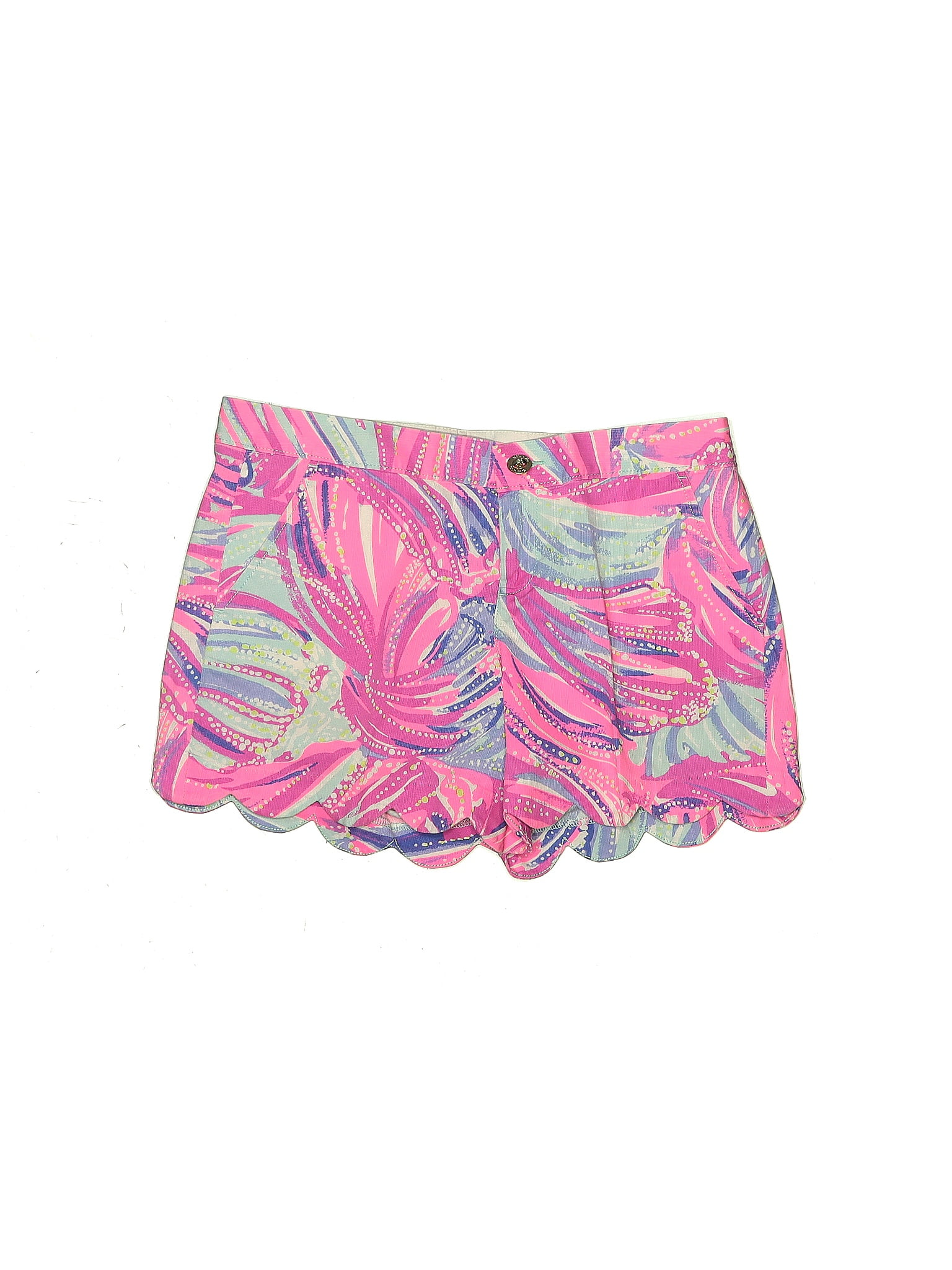 Lilly Pulitzer 100 Cotton Tortoise Floral Motif Acid Wash Print Damask