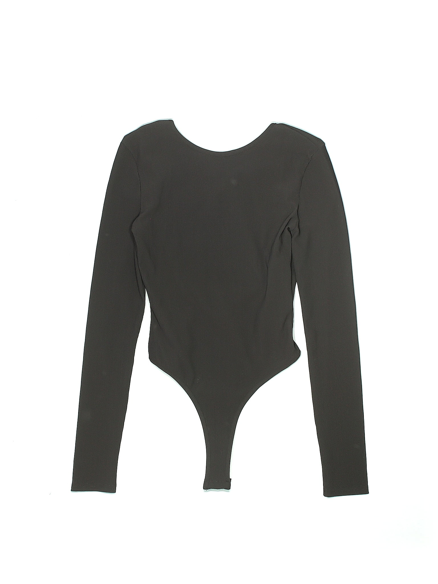 Edikted 100% Polyester Gray Bodysuit Size XS - 65% off | ThredUp