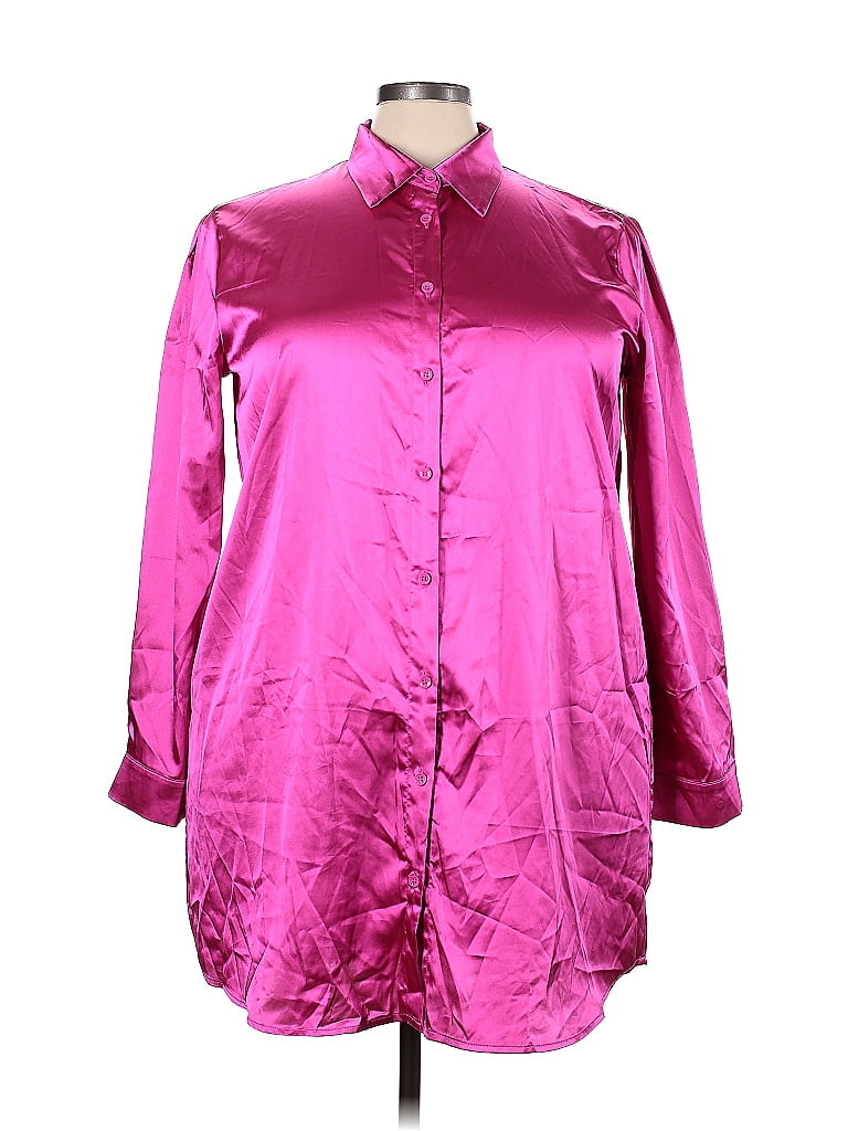 Zeagoo Pink Long Sleeve Blouse Size Xxl 53 Off Thredup