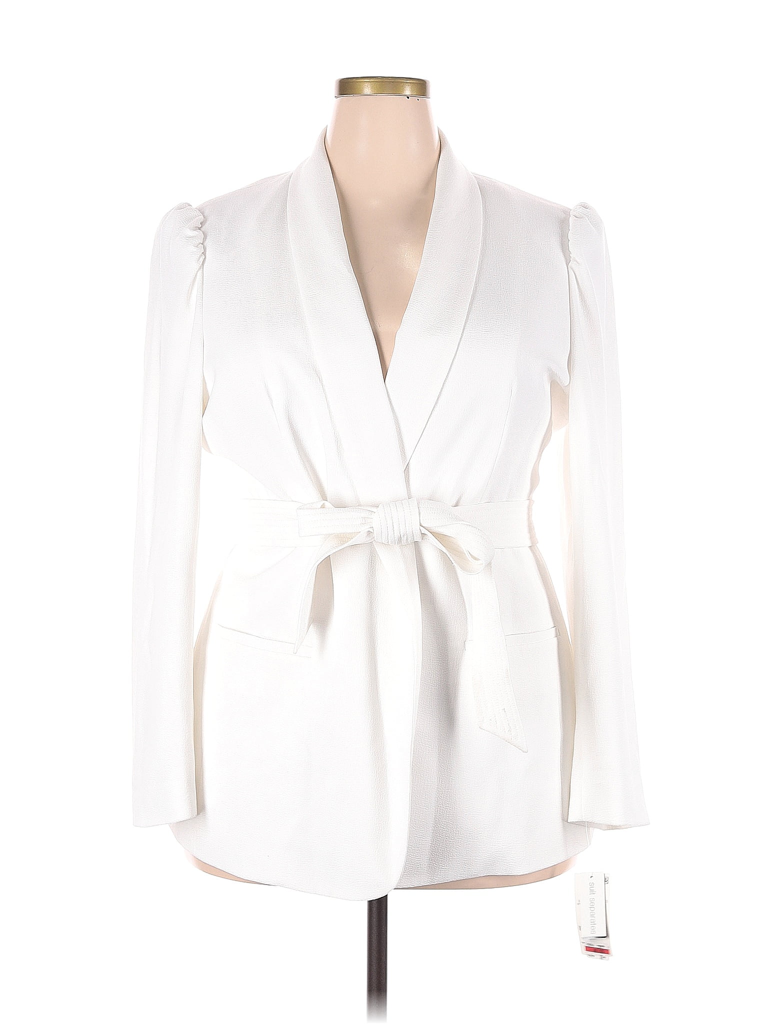 Bar III White Denim Jacket Size XXL - 47% off | ThredUp