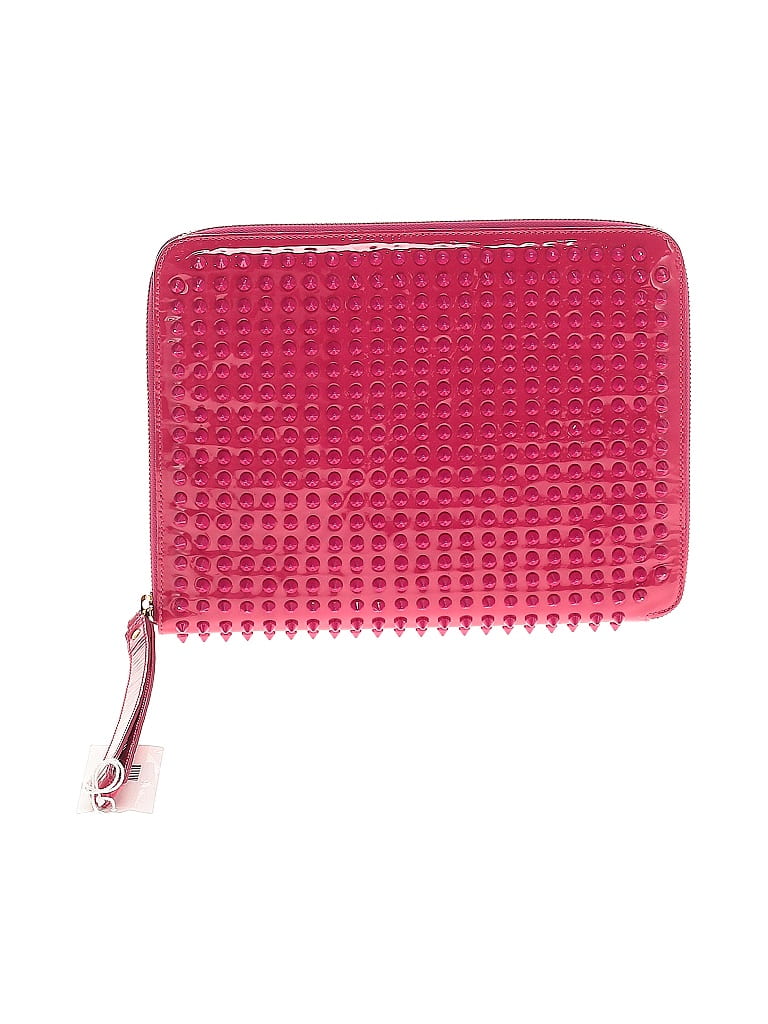 Christian Louboutin 100% Calf Leather Pink Cris Spike Tablet Case One ...