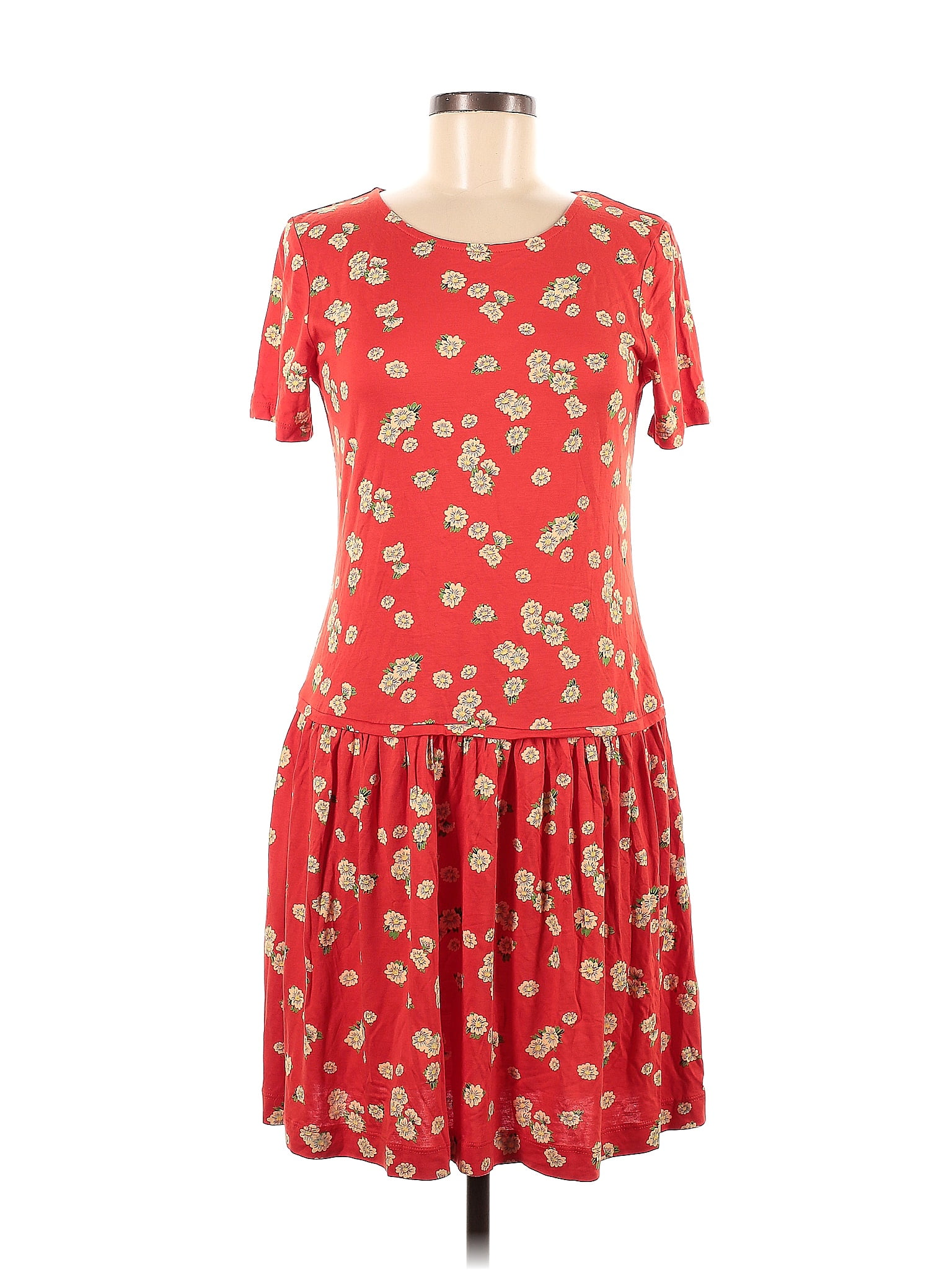 French Connection 100% Viscose Red Casual Dress Size 8 - 77% off | ThredUp